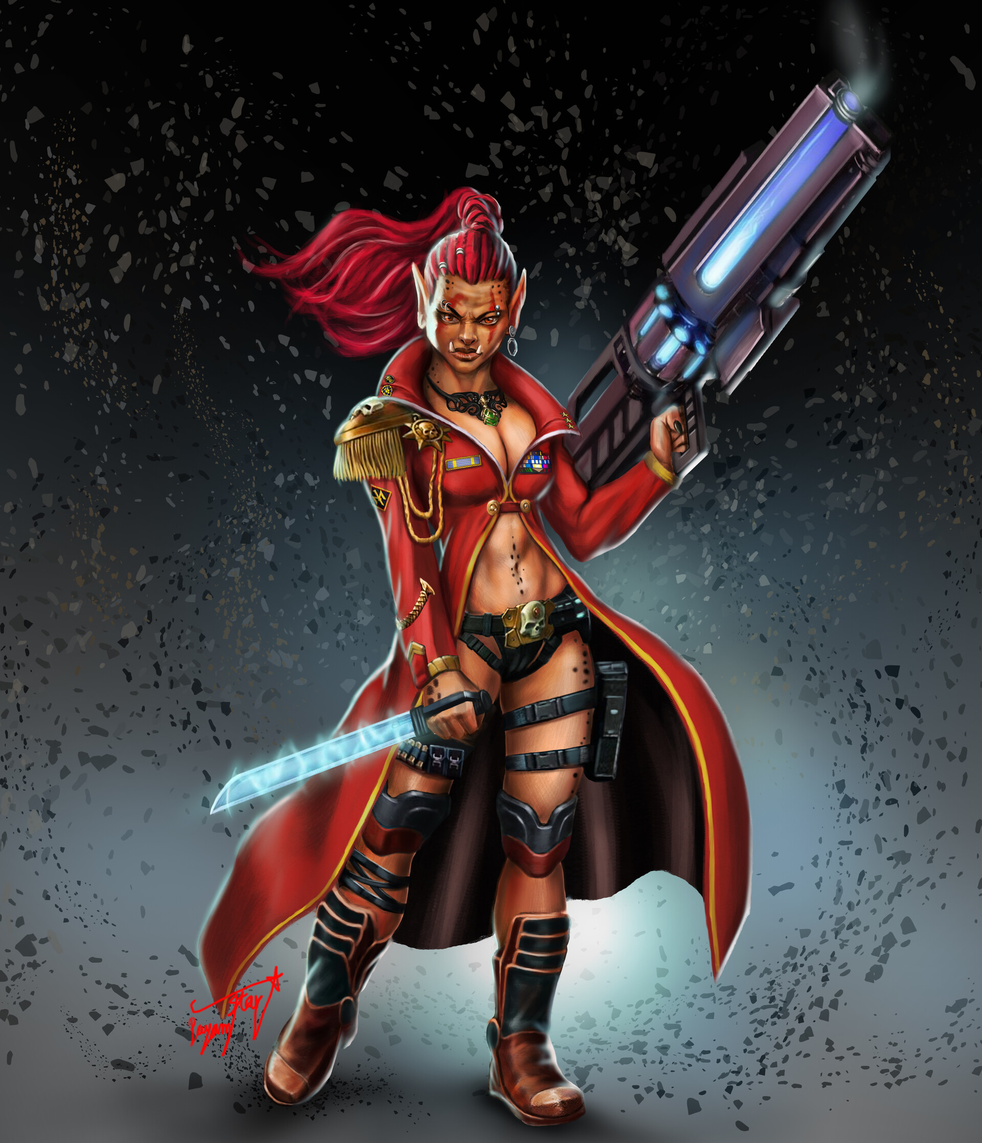 ArtStation - Commander orc woman