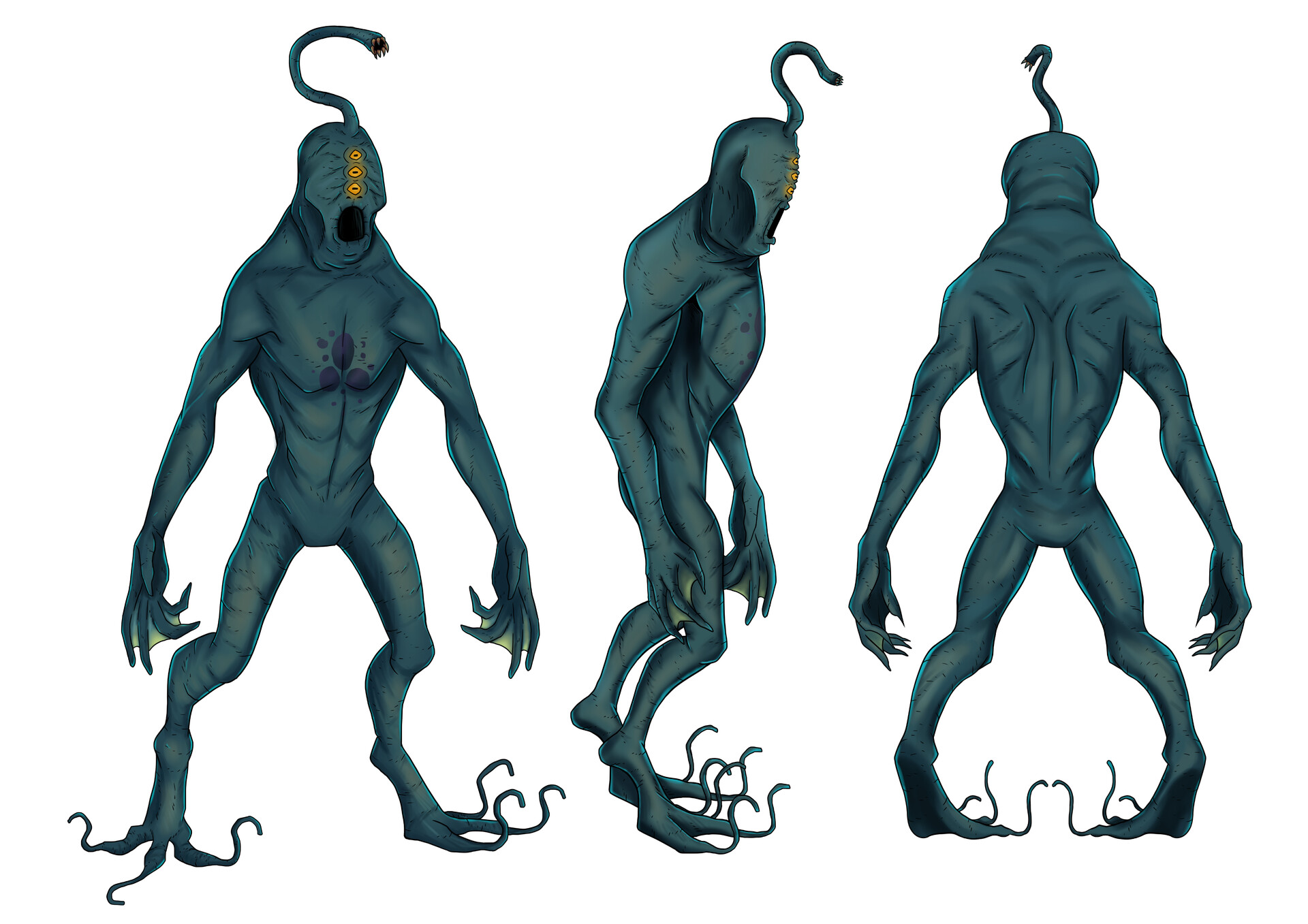 ArtStation - Alien Character Sheet