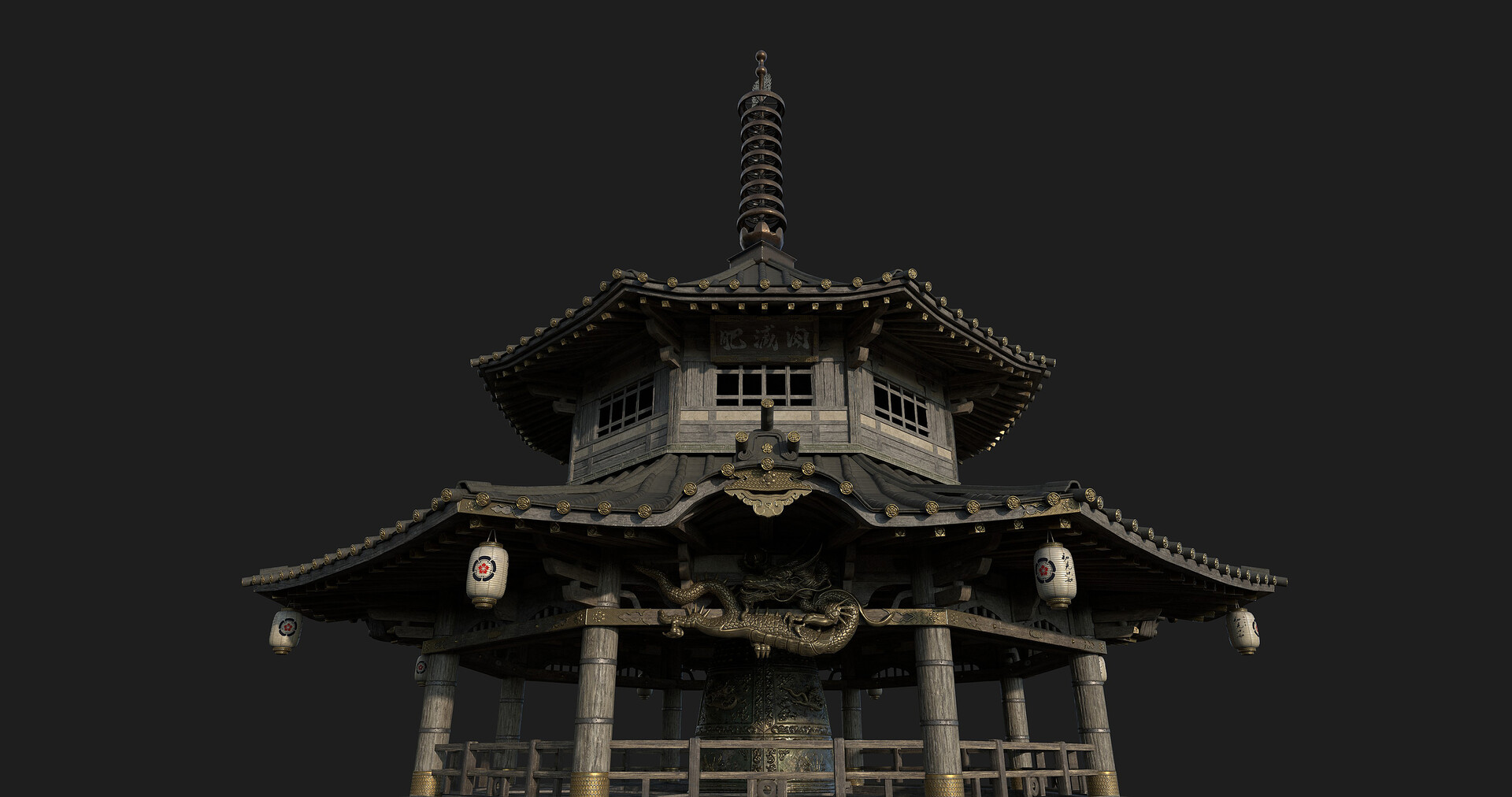 ArtStation - Japanese Temple Garden Props