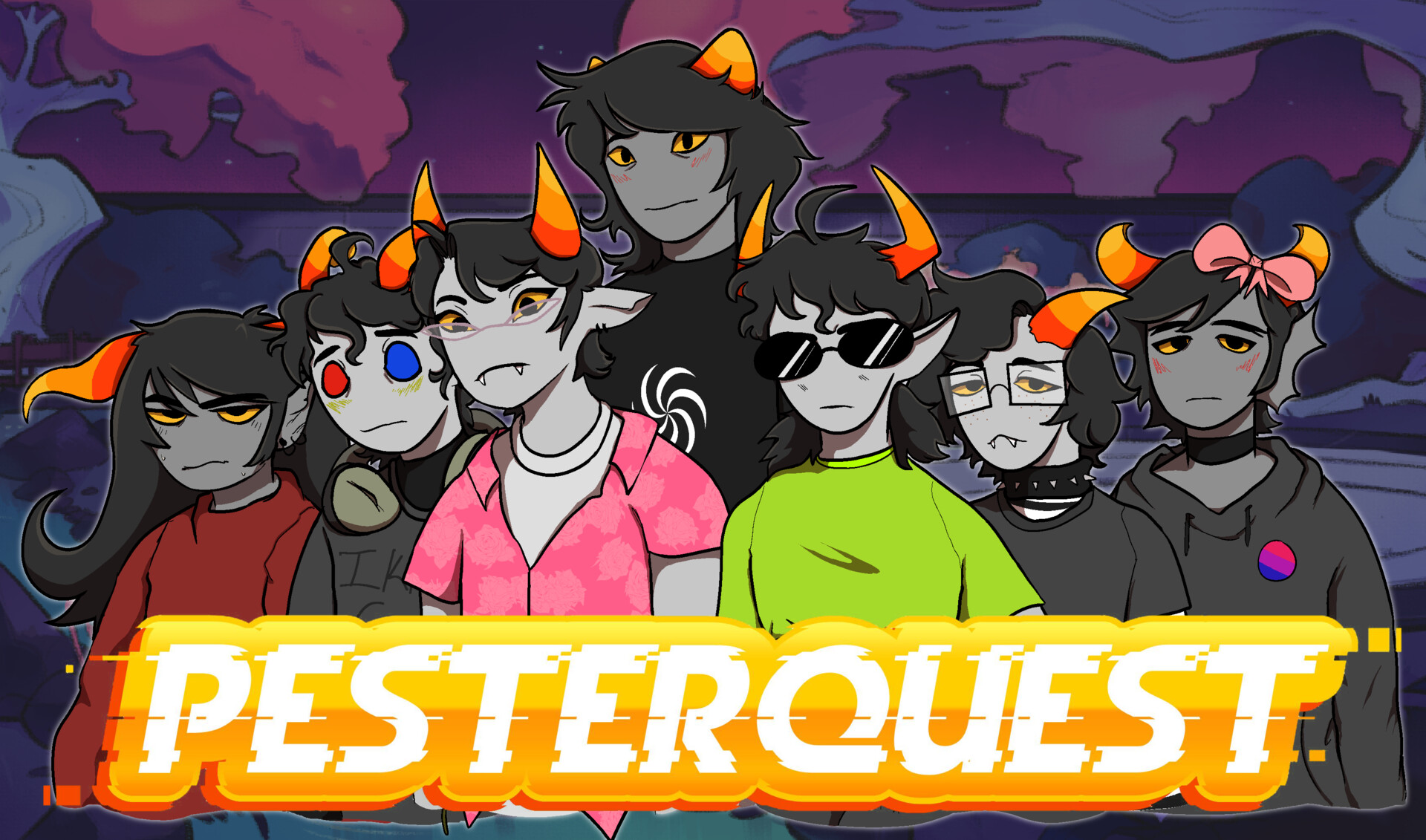 ArtStation - Homestuck Pesterquest sprite mock