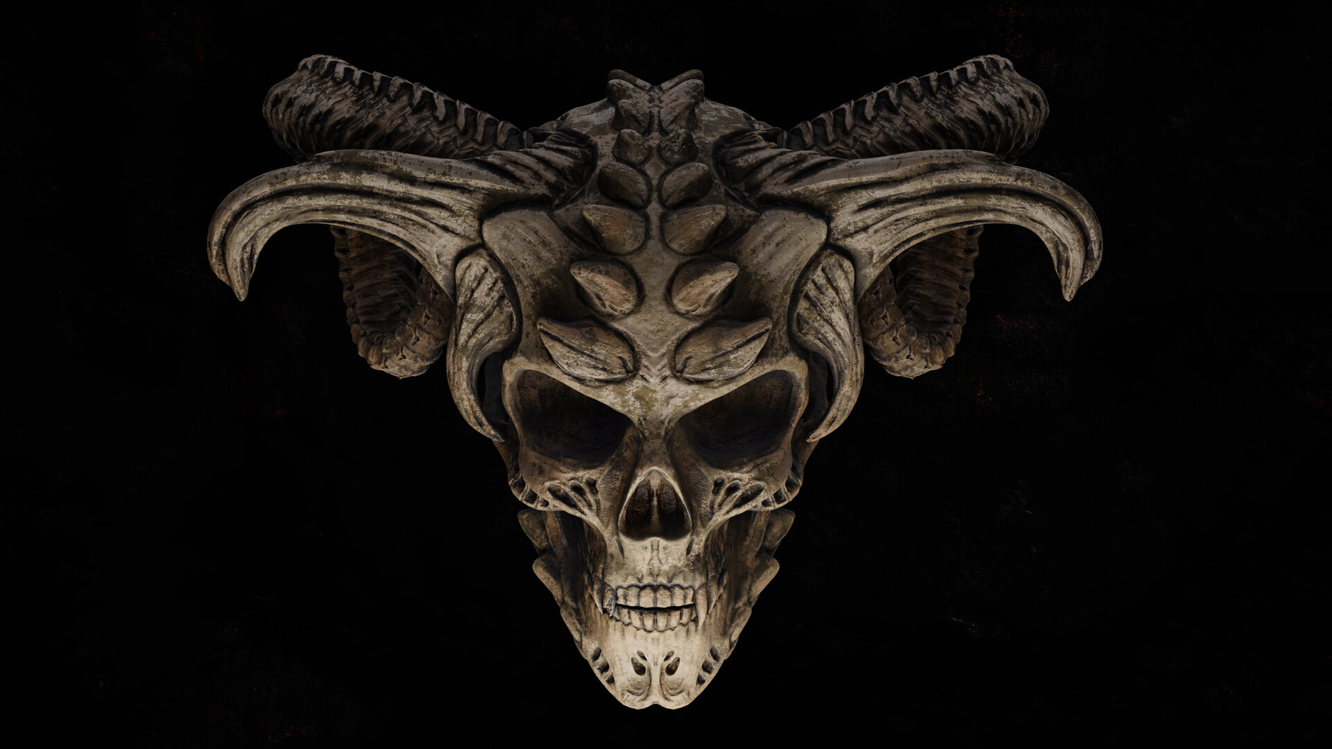 ArtStation - Demon skull