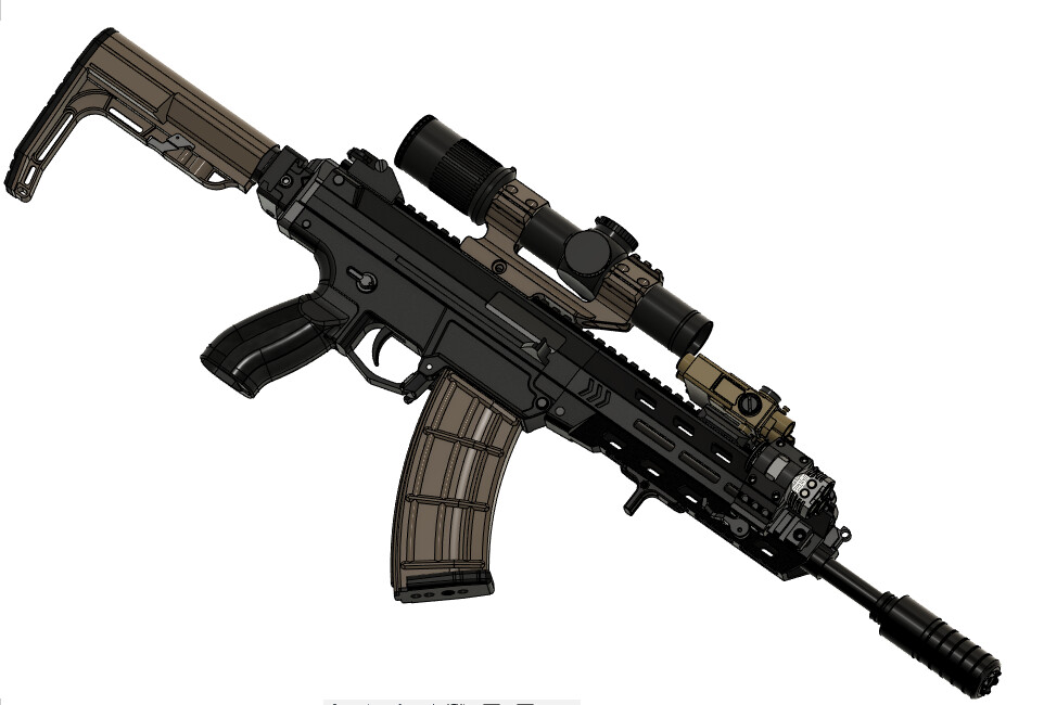 jf huang - CS/LR17 Assault rifle