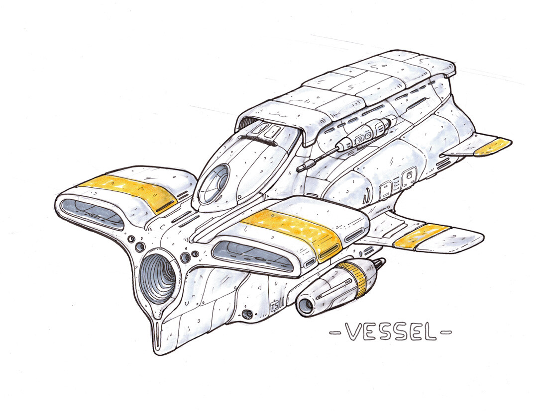 ArtStation - Vessel (inktober 21 - 03)