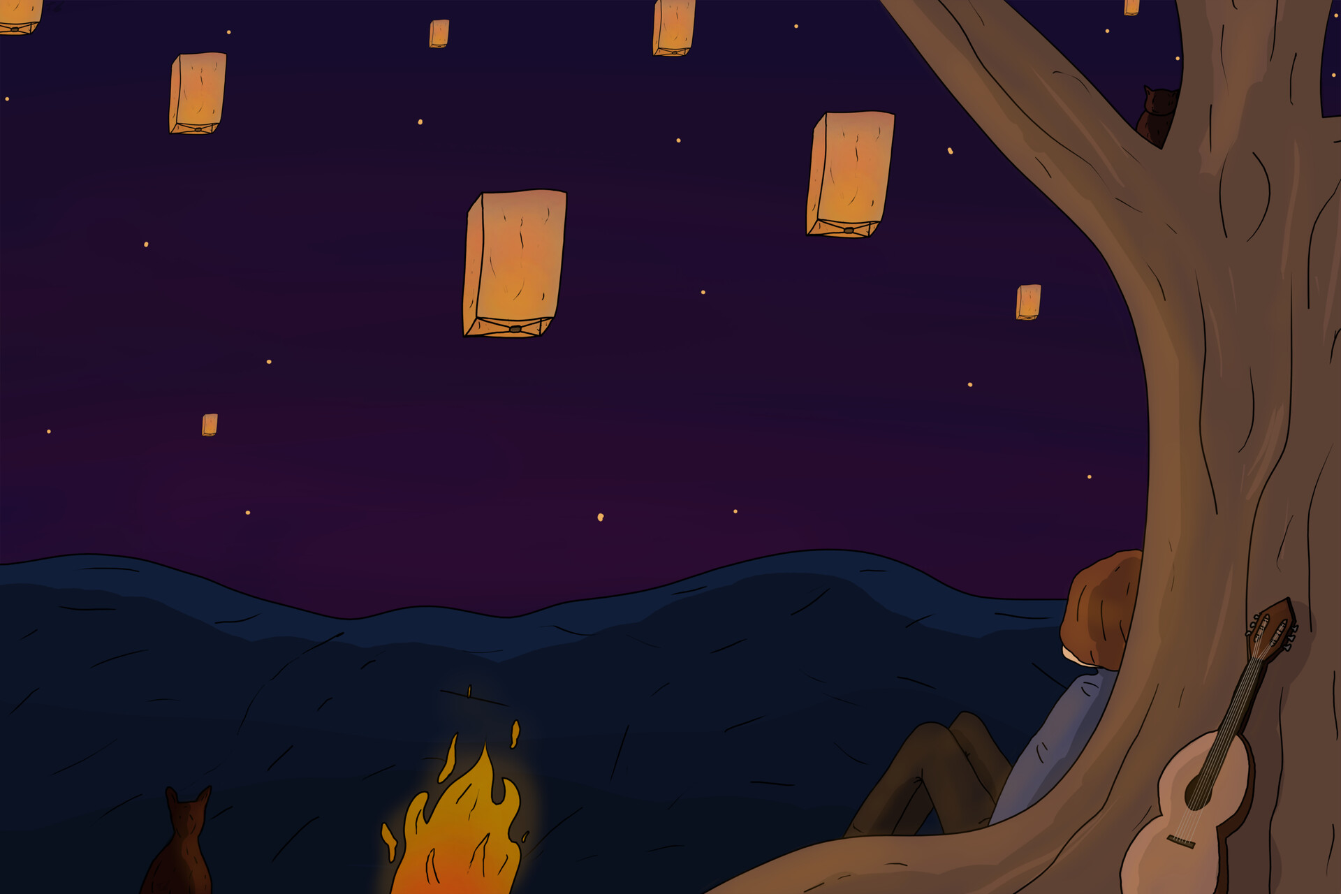 ArtStation - Lights of the night