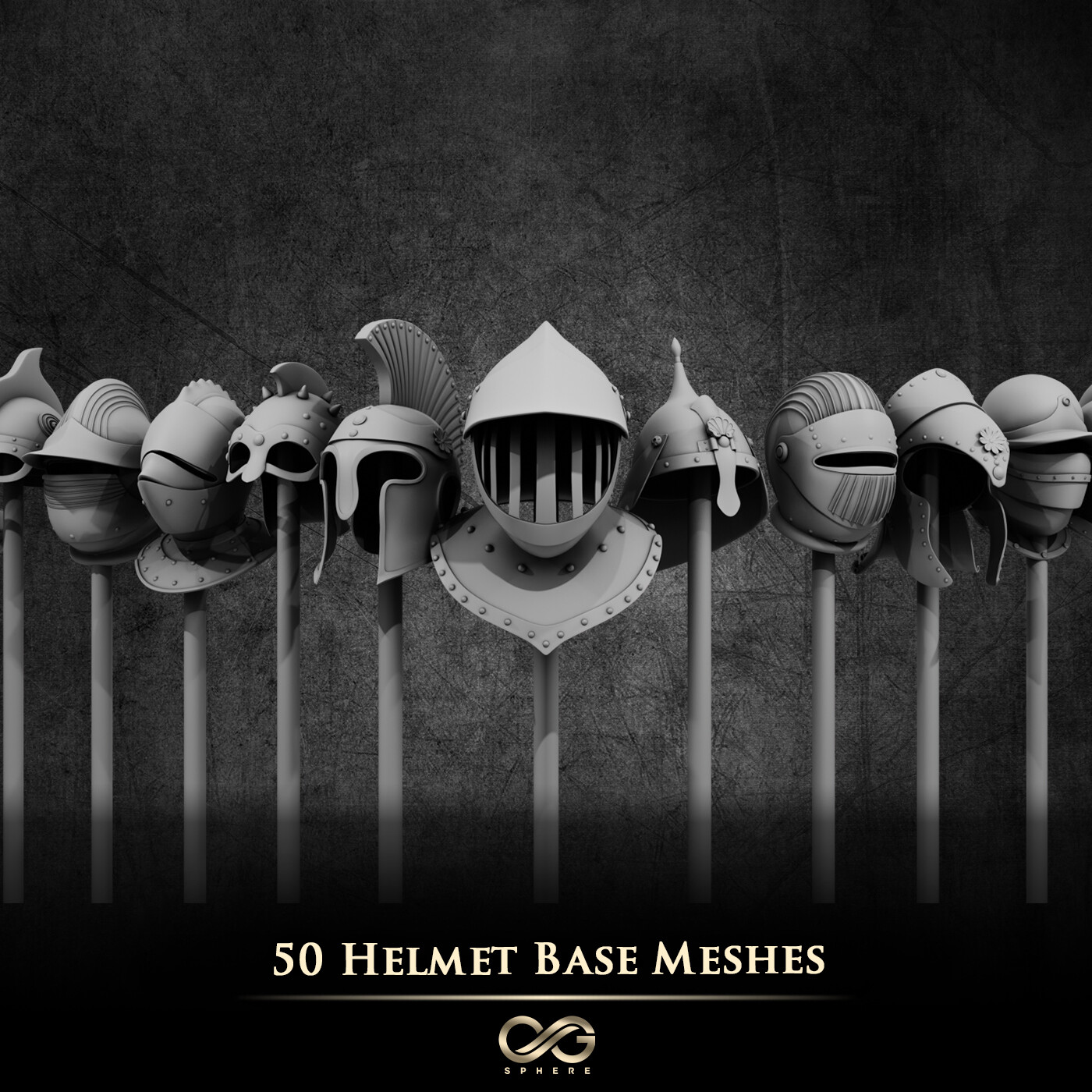 ArtStation - Helmet Base Meshes