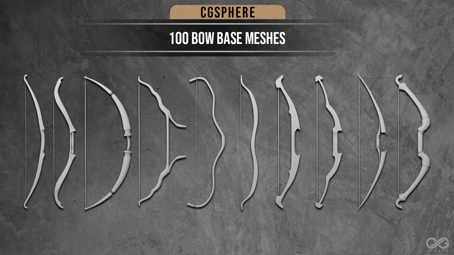 CG Sphere - Bow Base Meshes