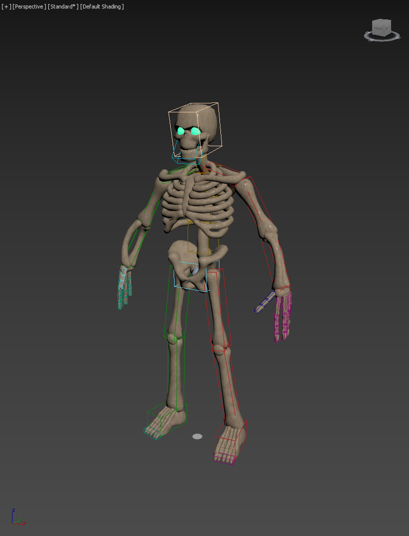ArtStation - Skeleton rig