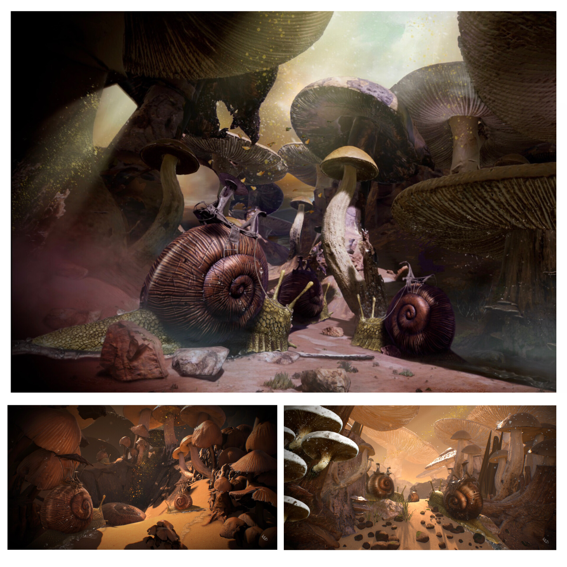 ArtStation - The Familiar in the Unfamiliar - Environment/character ...