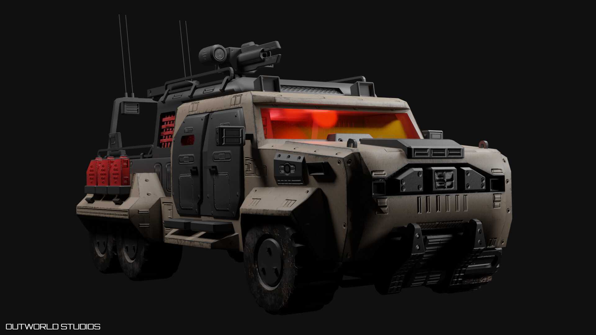 ArtStation - Scion Conflict: Gator-12 Heavy Truck