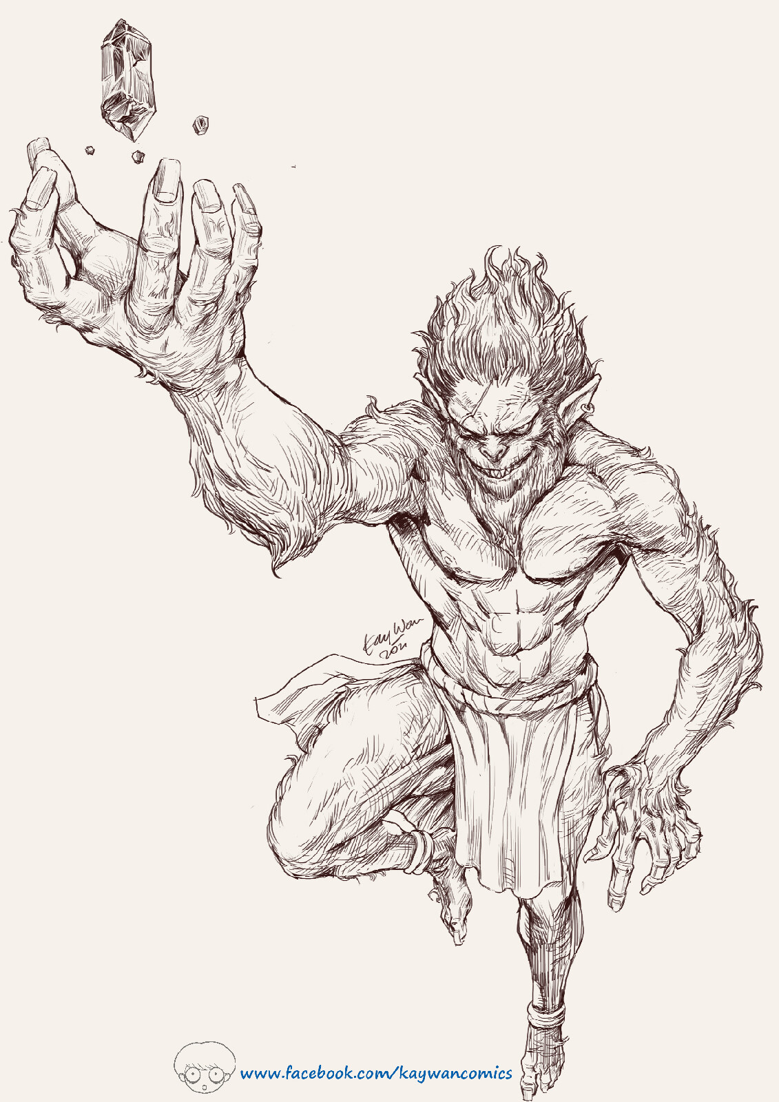 ArtStation - Day 1: Crystal inktober