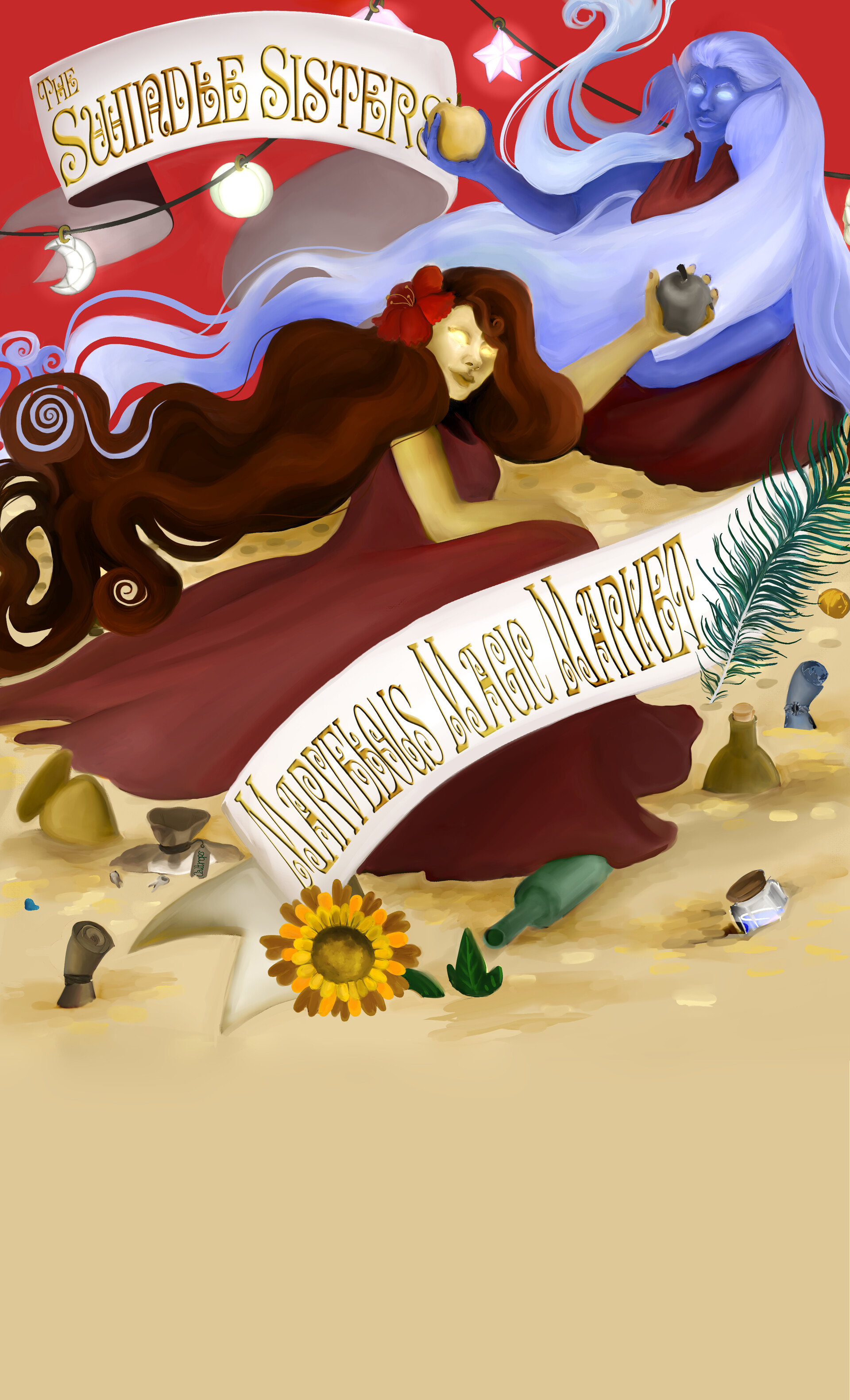 ArtStation - The Swindle Sisters' Marvelous Magic Market