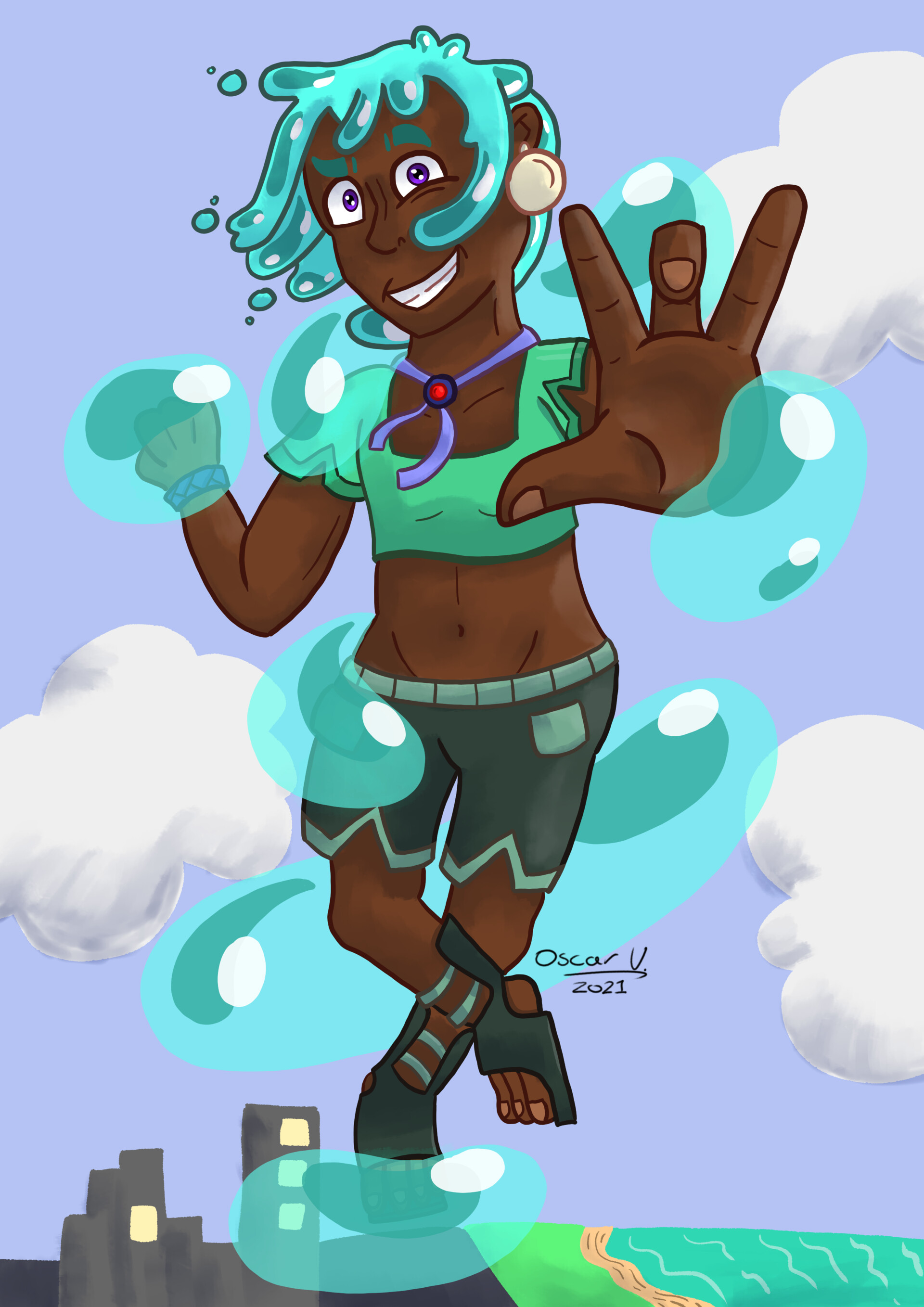 ArtStation - A Water Character Design