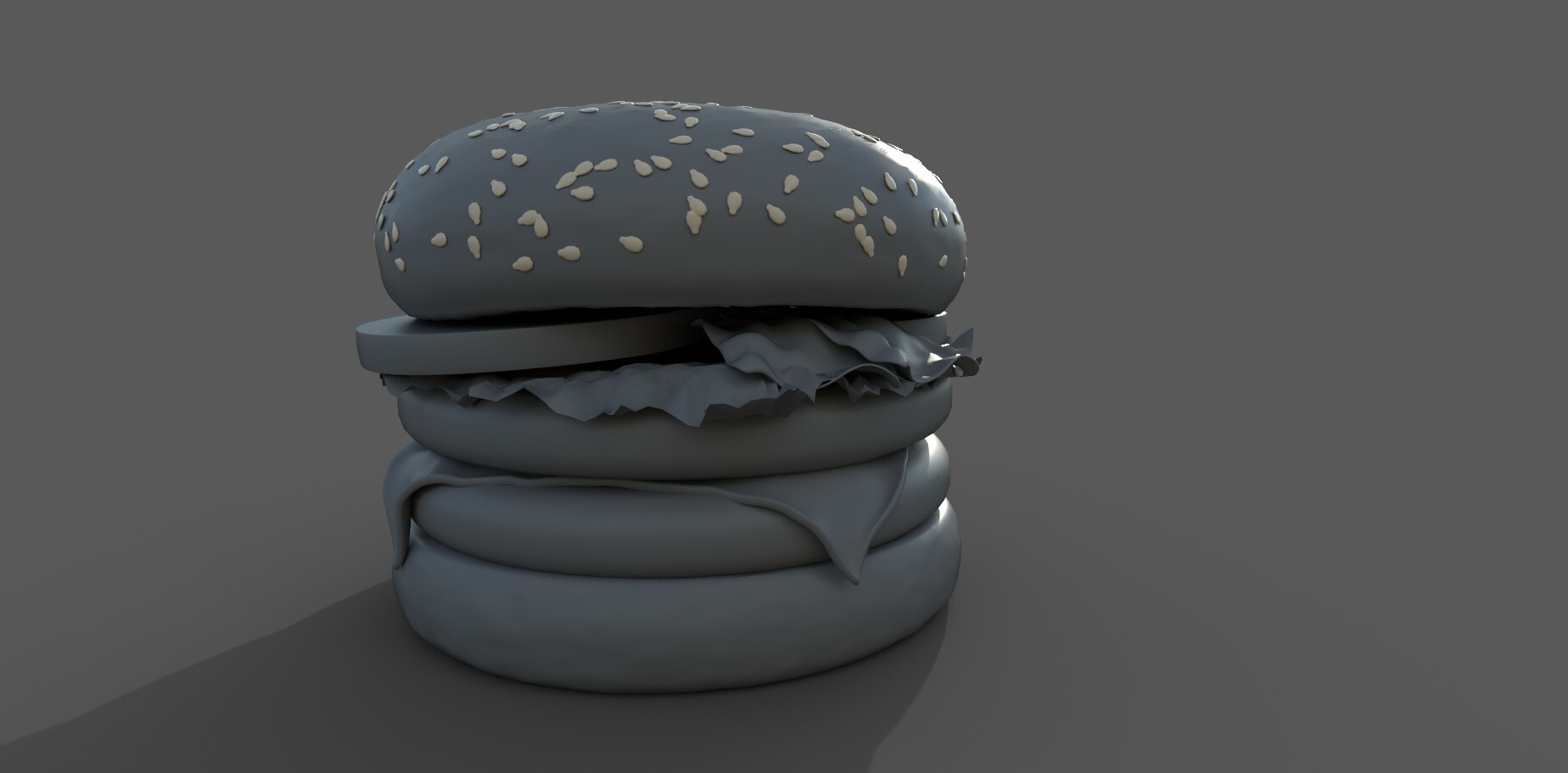 ArtStation - Burger modeling and texcuring and rendering