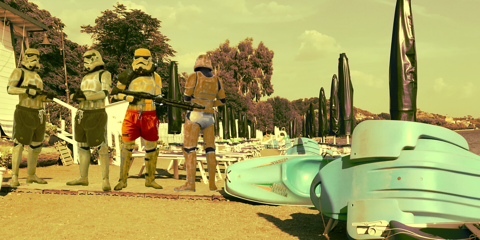 ArtStation - Star Wars: last day of vacation for stormtrooper