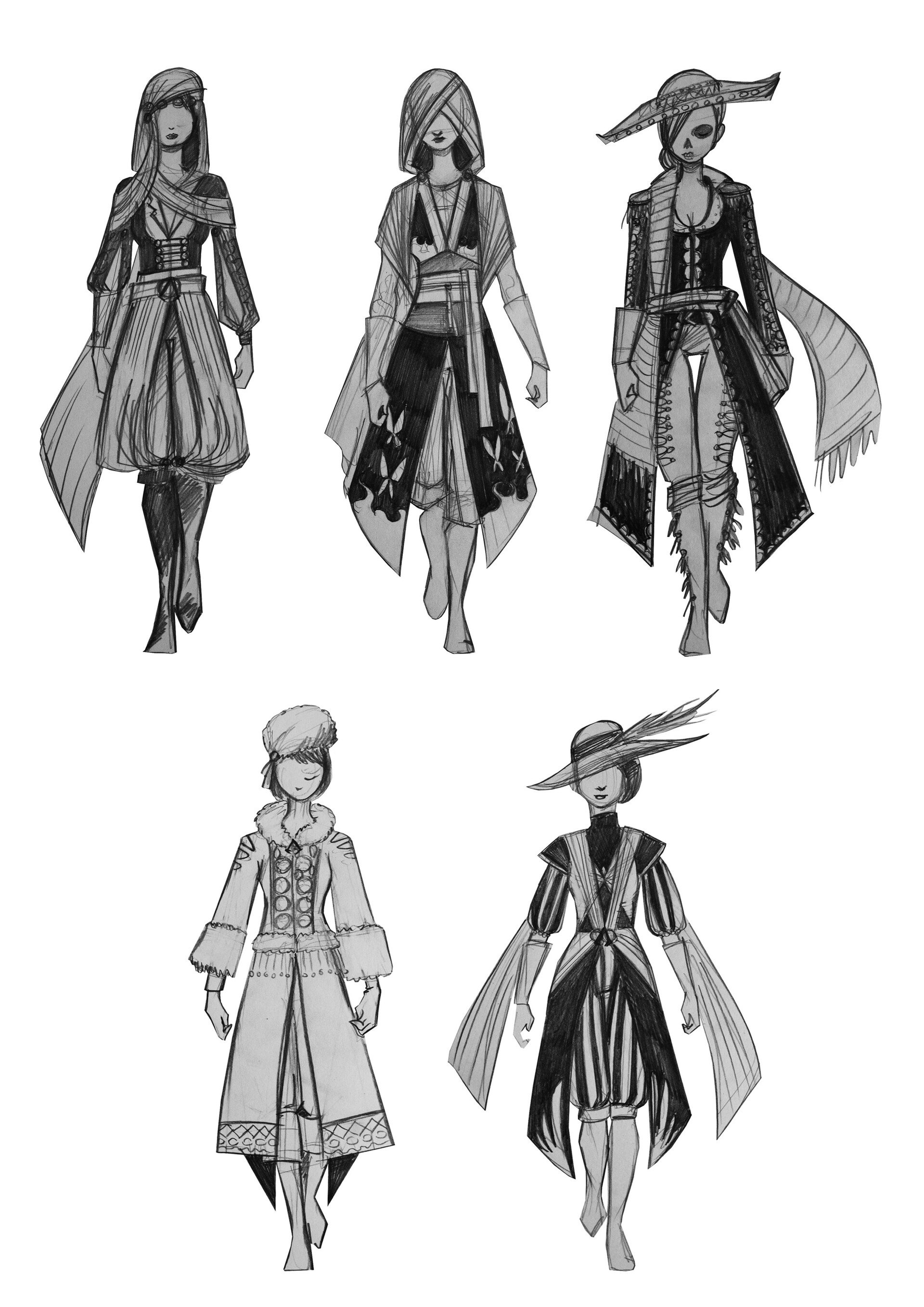 Artstation Assassins Creed Costumes Concept
