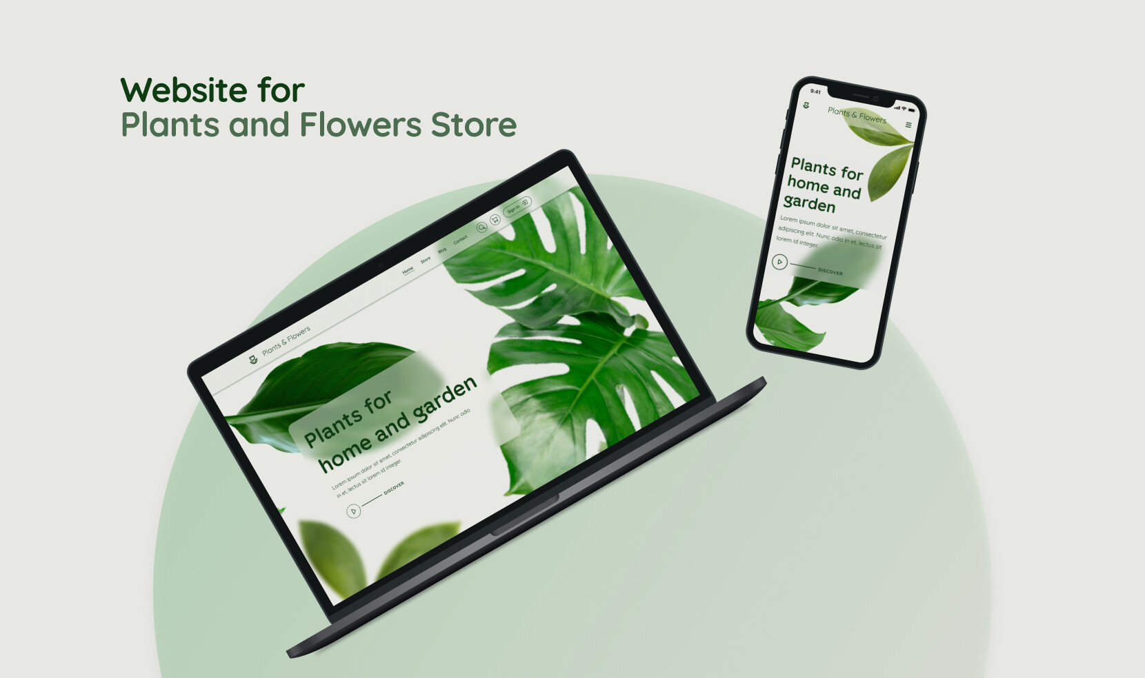 ArtStation - Plant Store Website