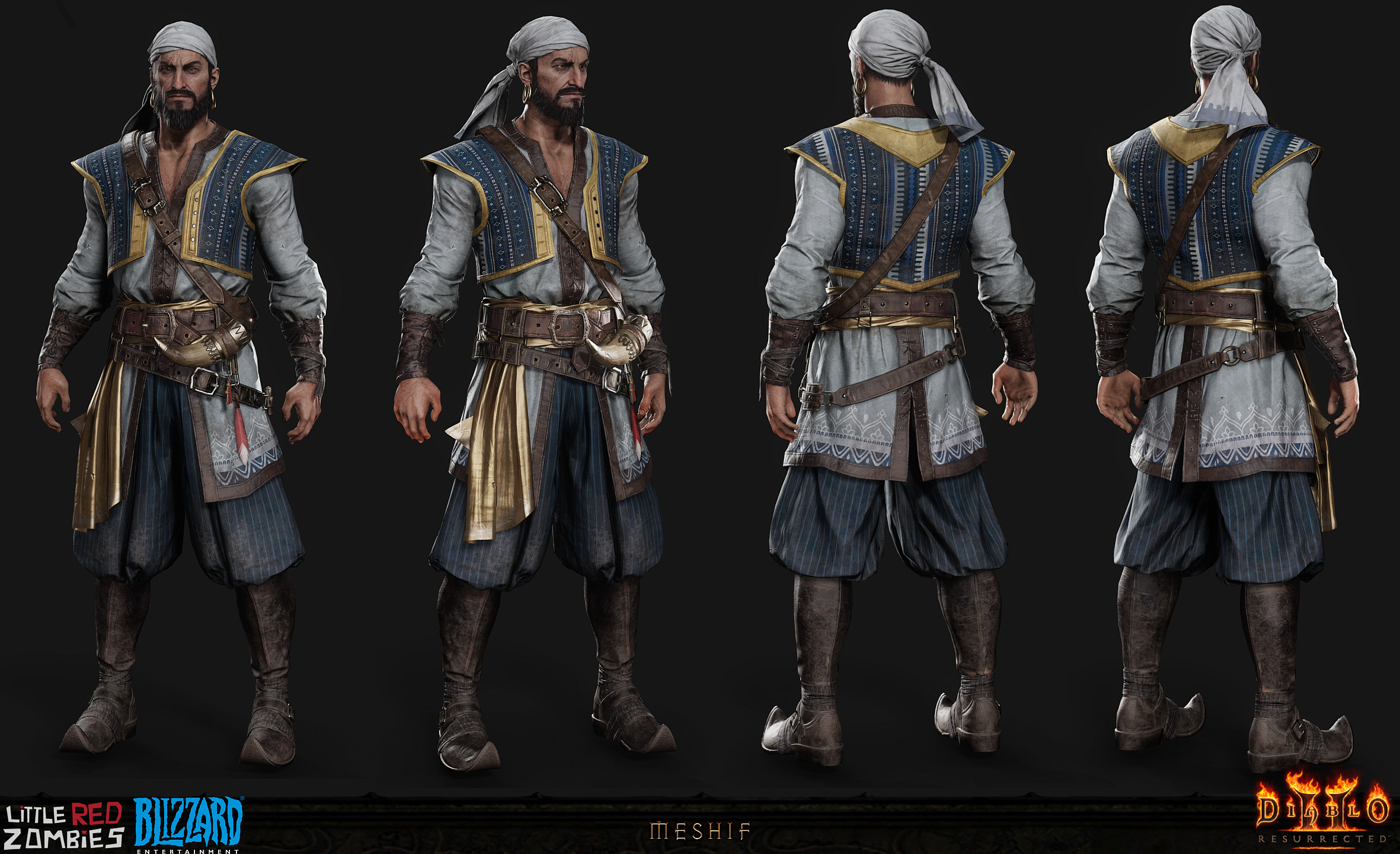 LITTLE RED ZOMBIES - DIABLO II: RESURRECTED - MESHIF