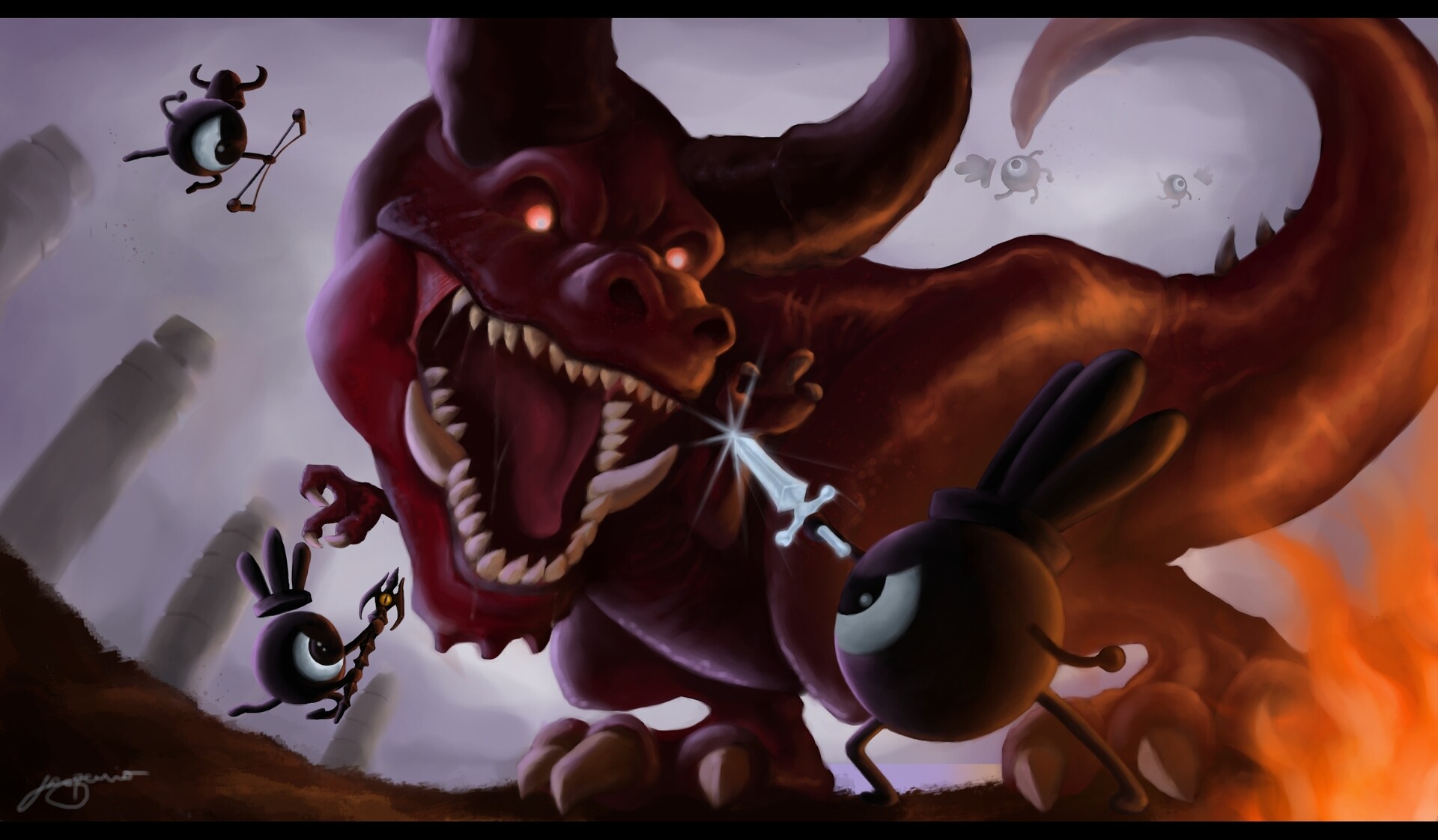 ArtStation - PON PON PATA PON!