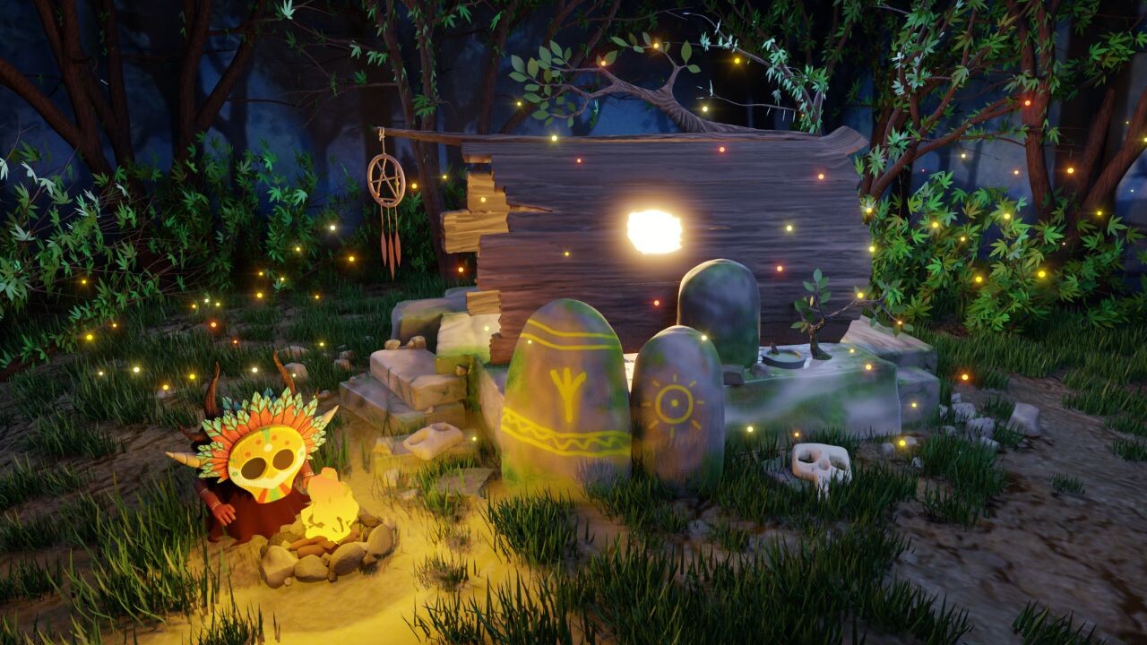 ArtStation - Shaman's house in the forest