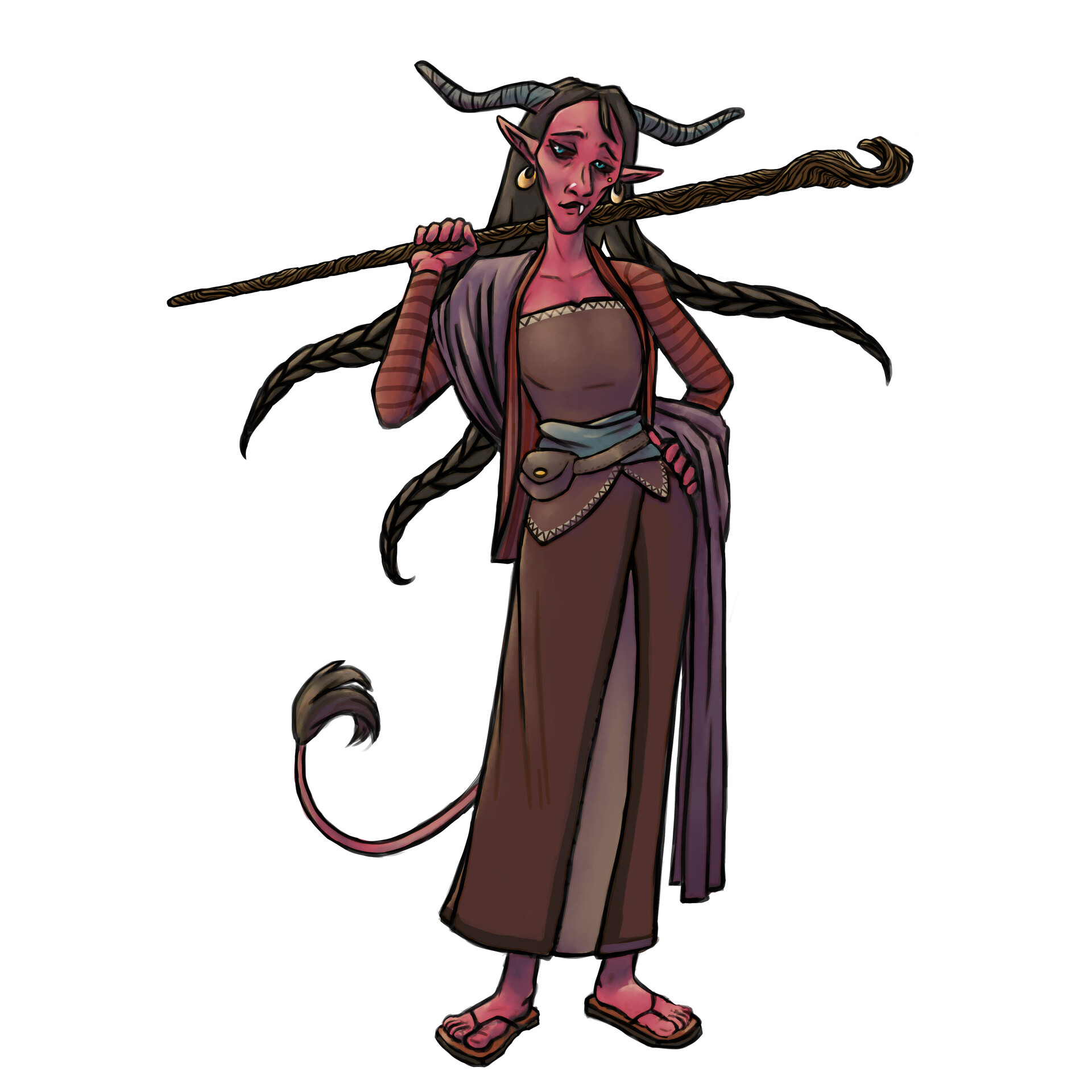 ArtStation - Character Design Tiefling
