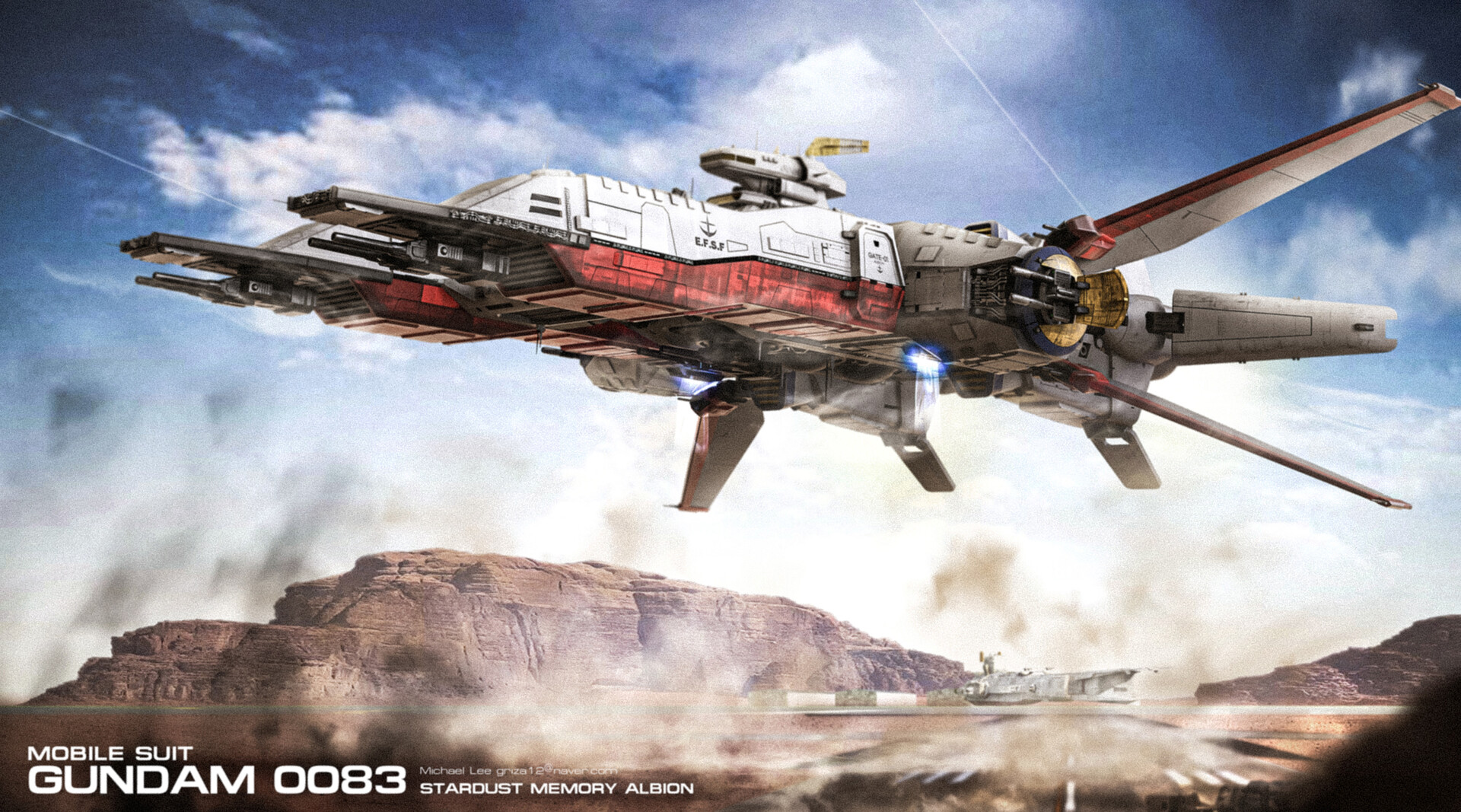 ArtStation - GUNDAM 0083 STARDUST MEMORY ALBION