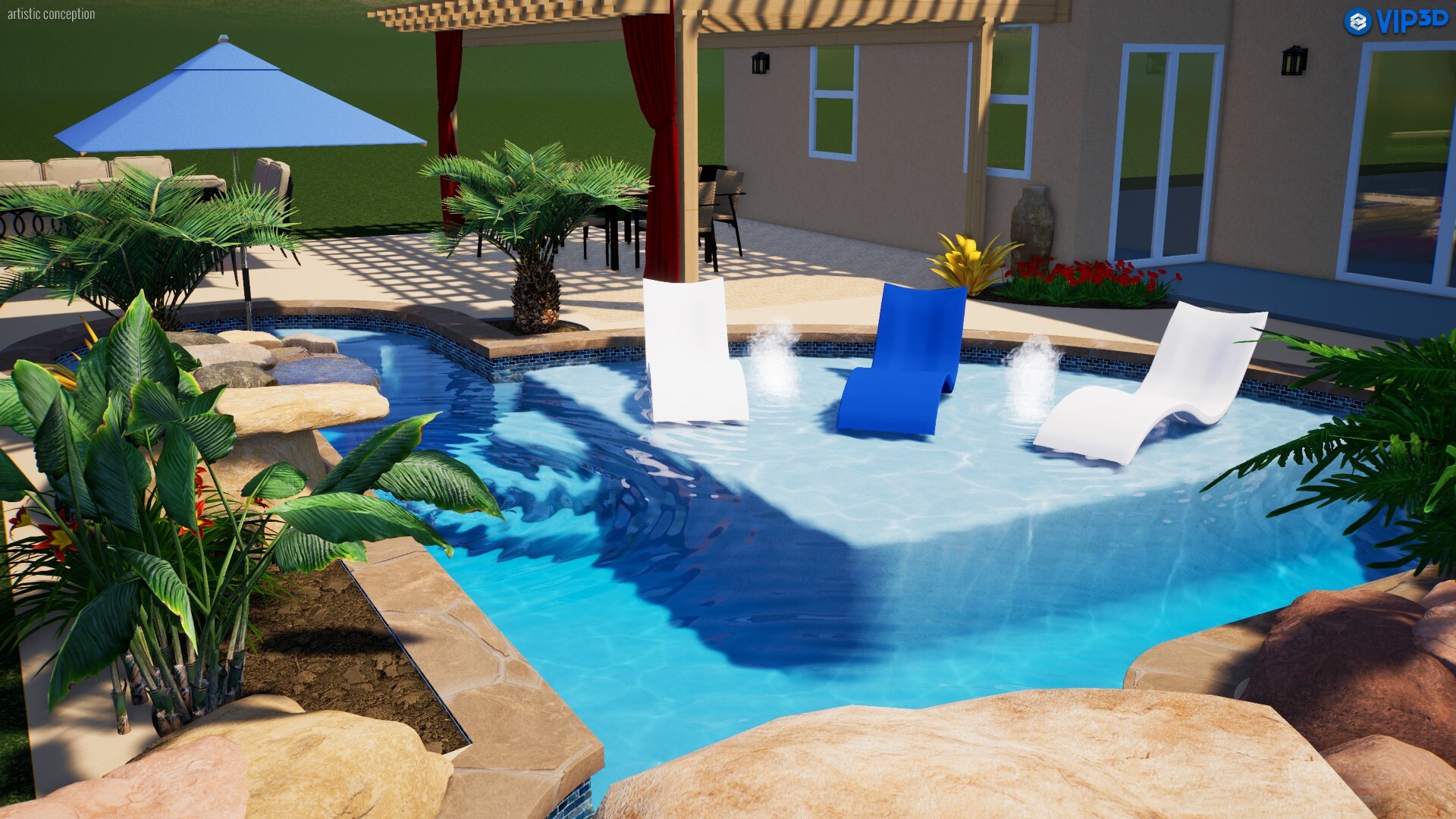 CalTex PoolDesign - Davenport, Florida Pool with Screen