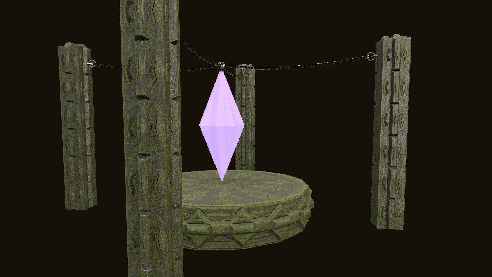 ArtStation - Fantasy stone altar