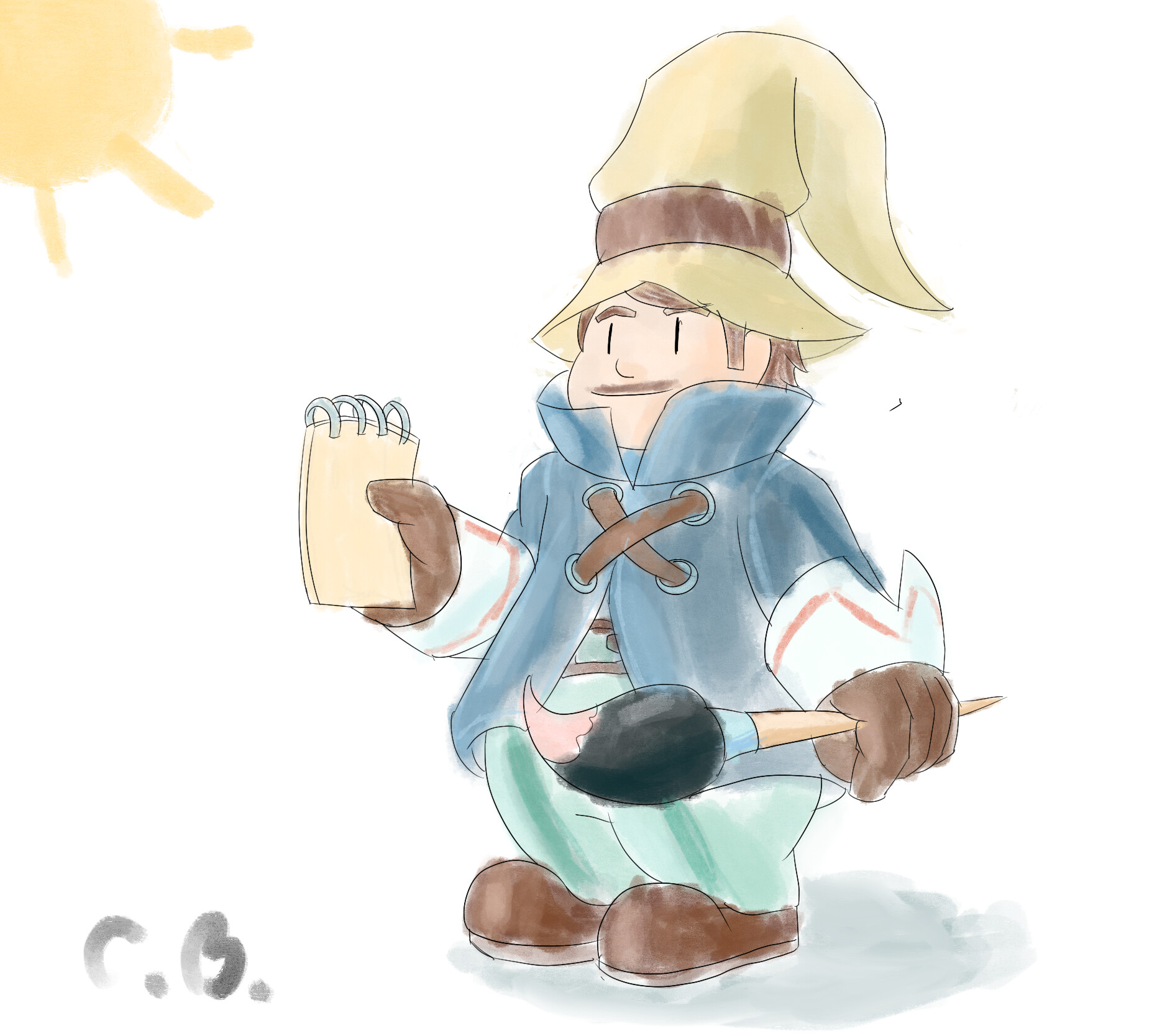 ArtStation - Artist Portrait (Dressed as Vivi)