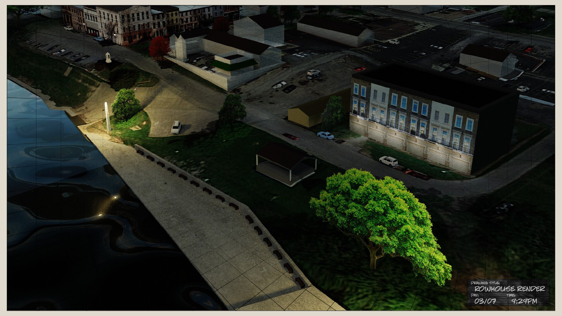 ArtStation - Row House Render