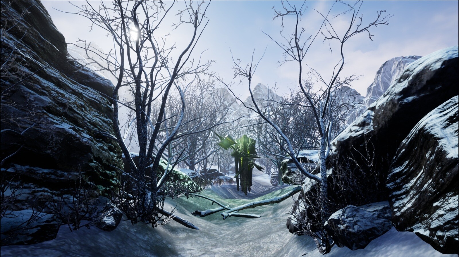 ArtStation - Snowy Mountains