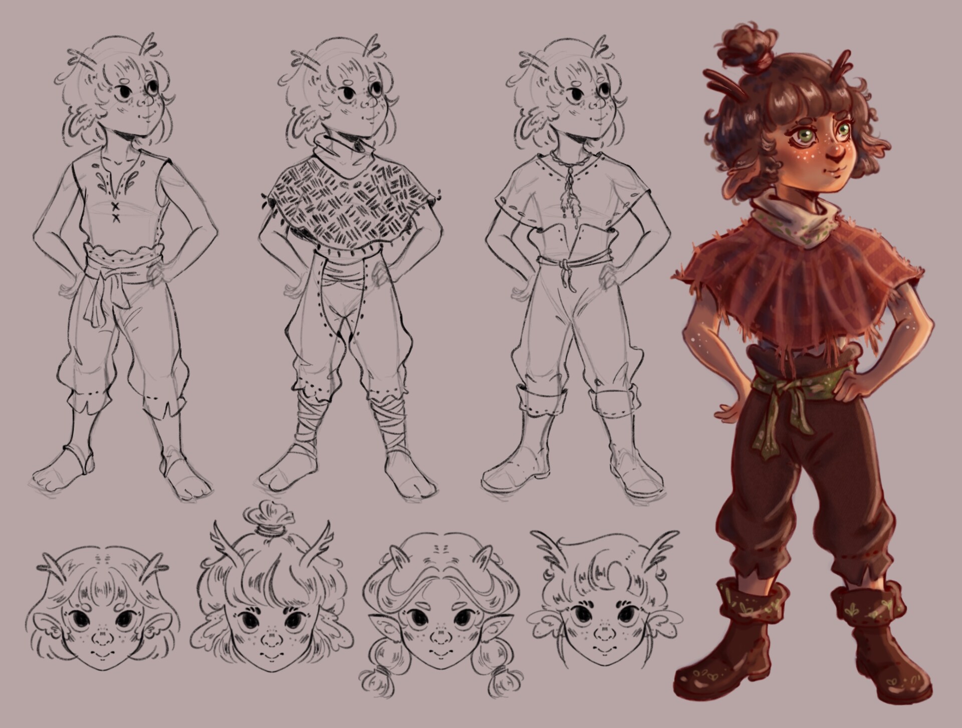 ArtStation - Faun Character Design