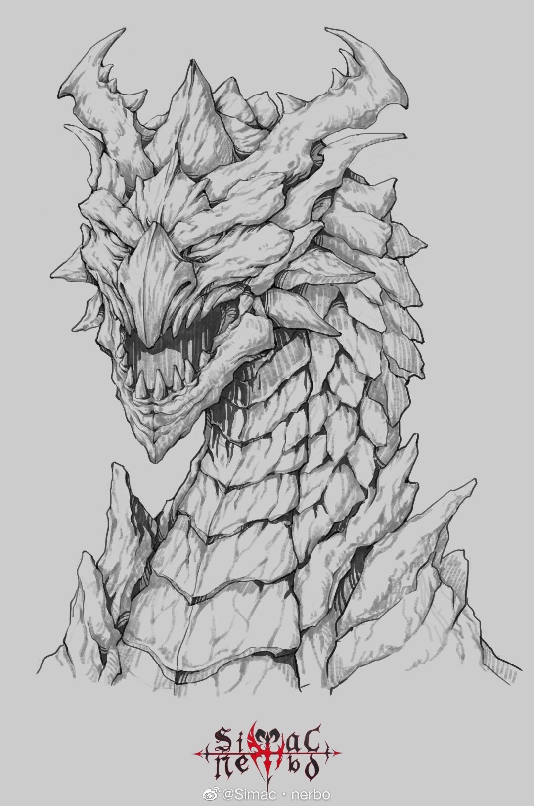 how to draw a dragon king