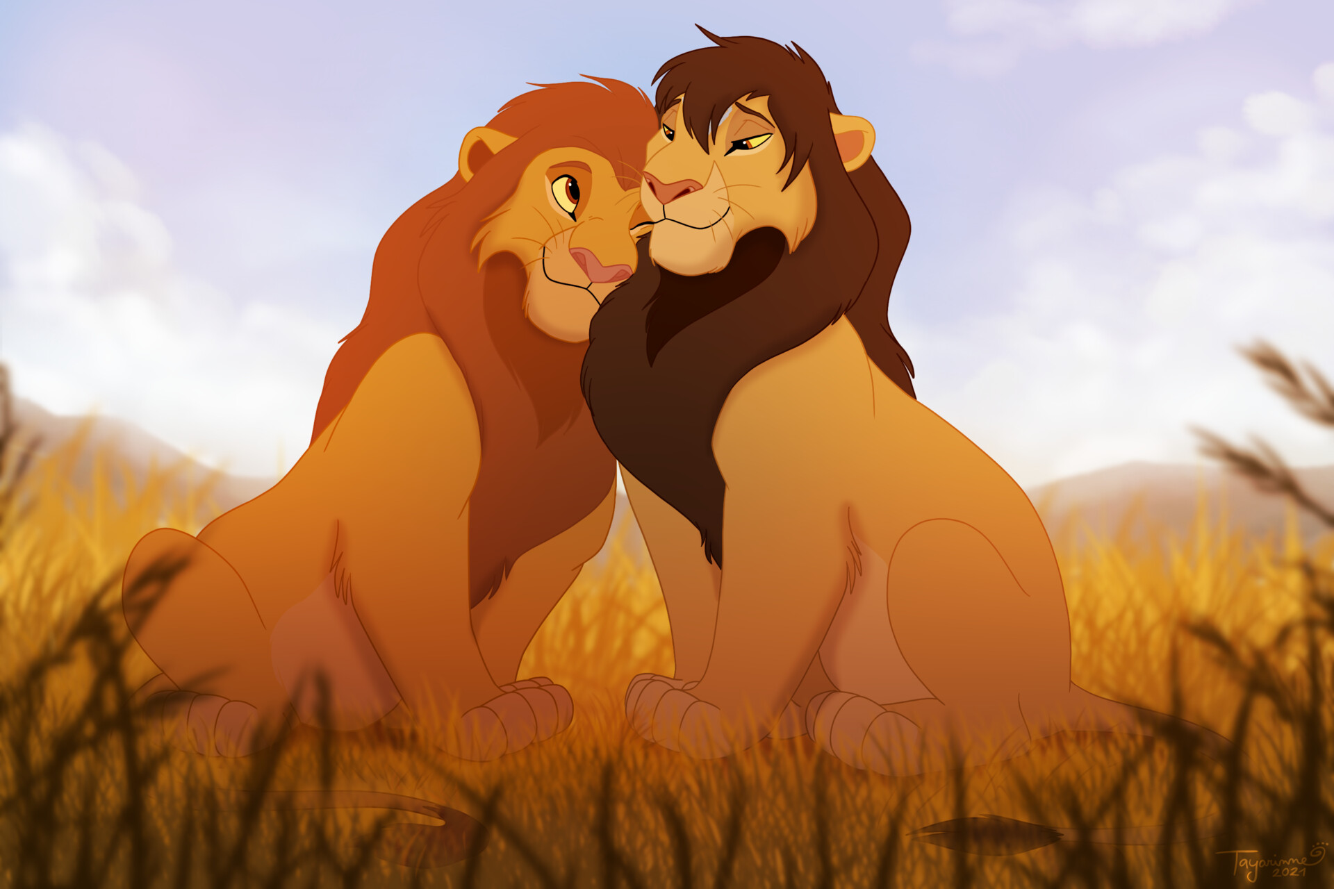 ArtStation - Savannah nuzzle