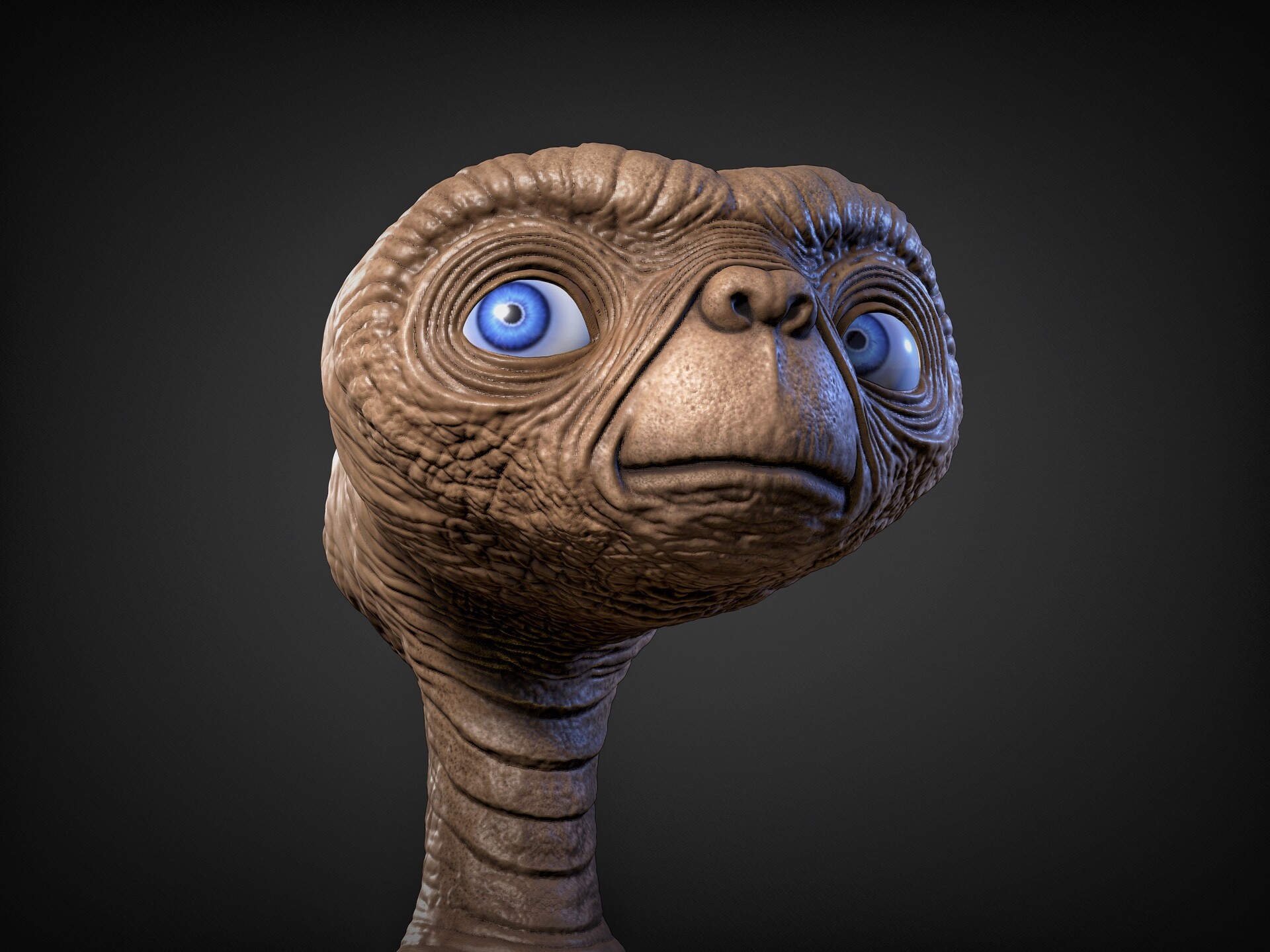 ArtStation - E.T. bust