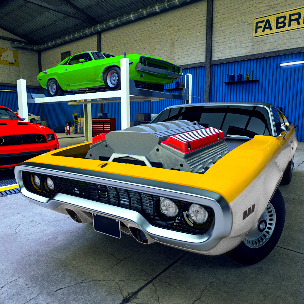 ArtStation - Car mechanic