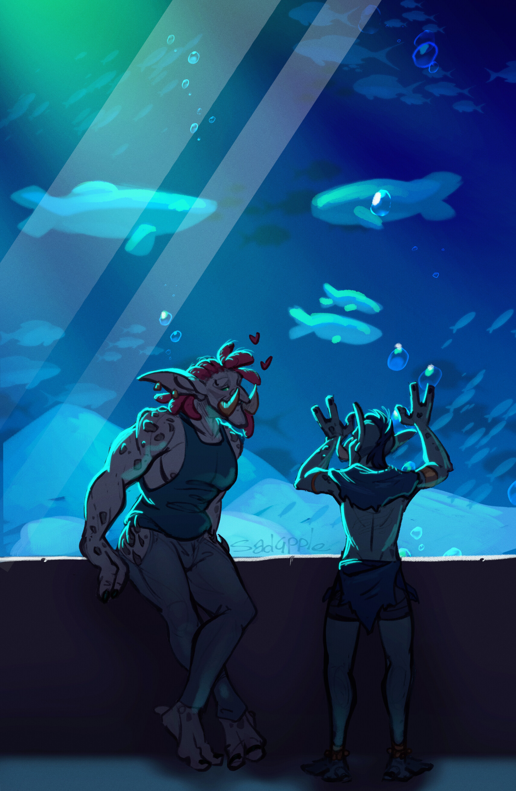 ArtStation - aquarium date