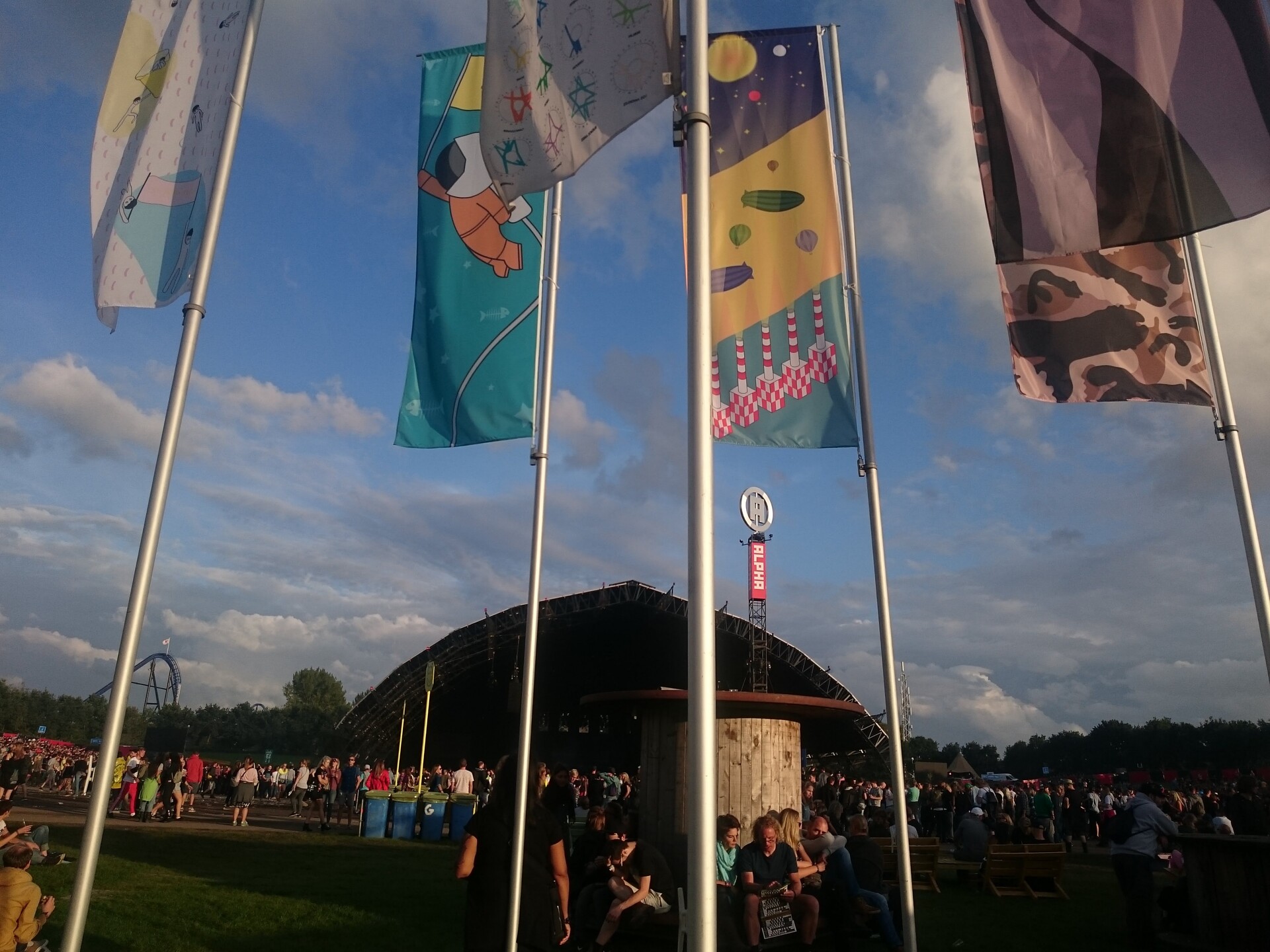 Erik de Geus - Lowlands flag animation