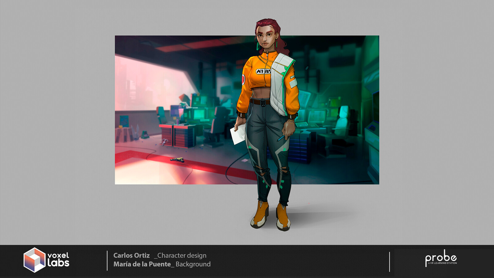 Almudena Montero C - Probe: A GameDev Experience_Main Characters Cloth ...