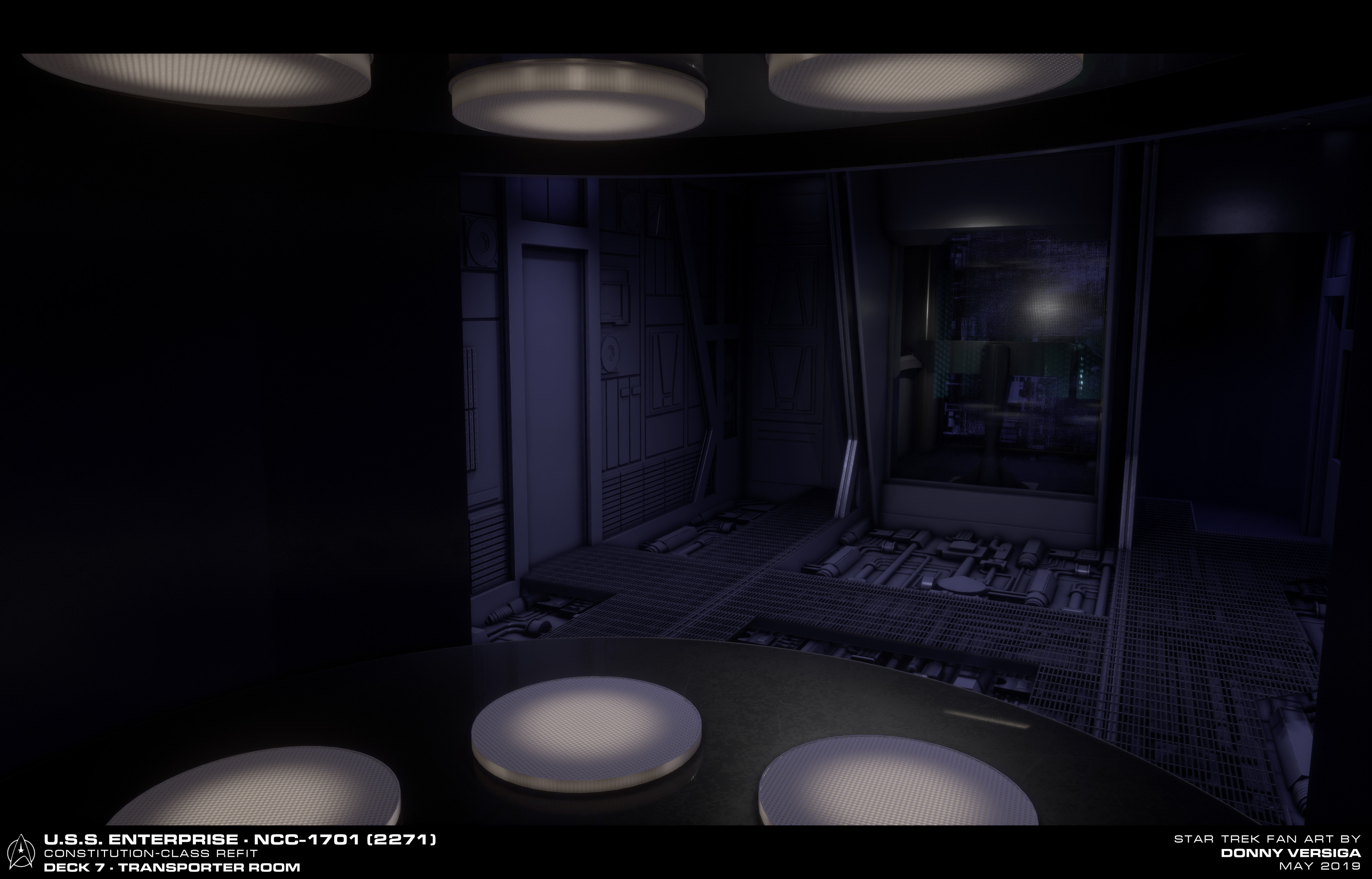 Donny Versiga - U.S.S. Enterprise Transporter Room - The Motion Picture