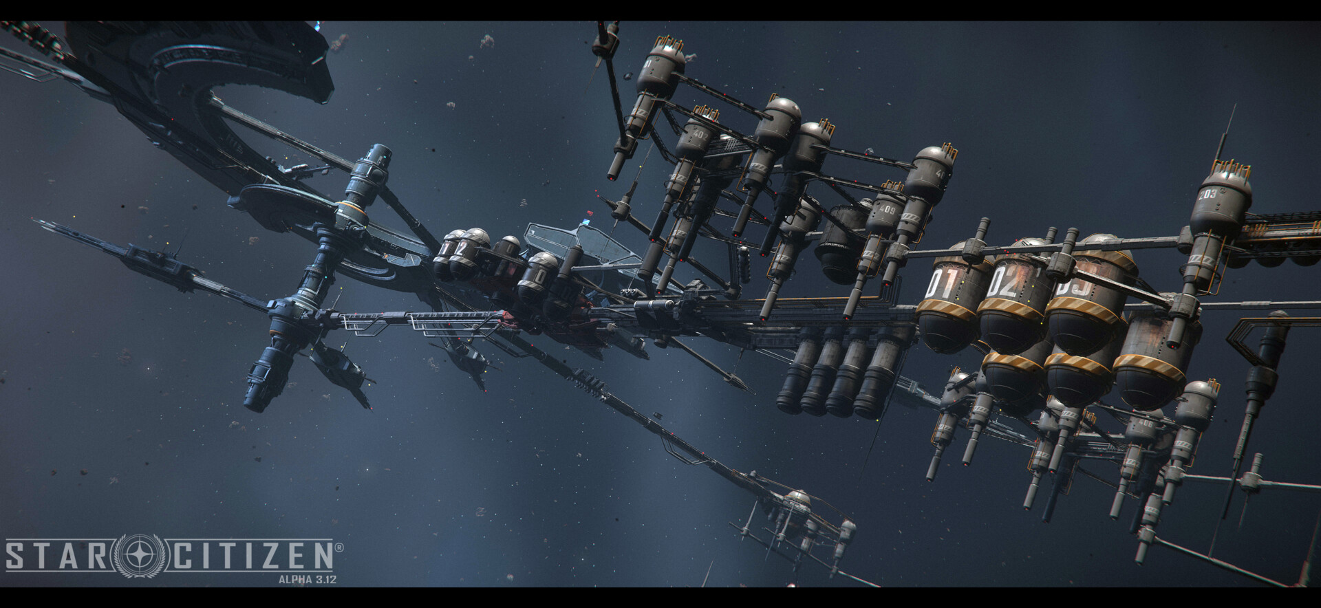 Brandon Lamb - Star Citizen: CRU-L1 Refinery Exterior - Rest Stops