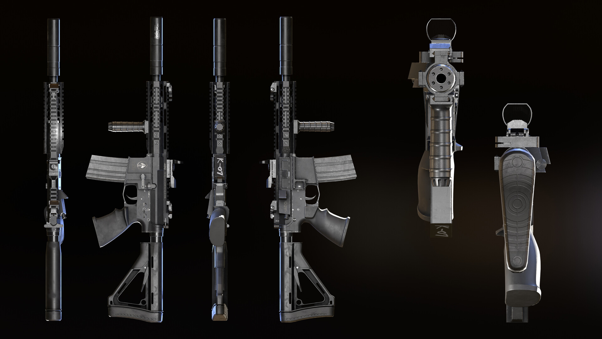 Andrea Cabras - M4 Custom Assault Rifle