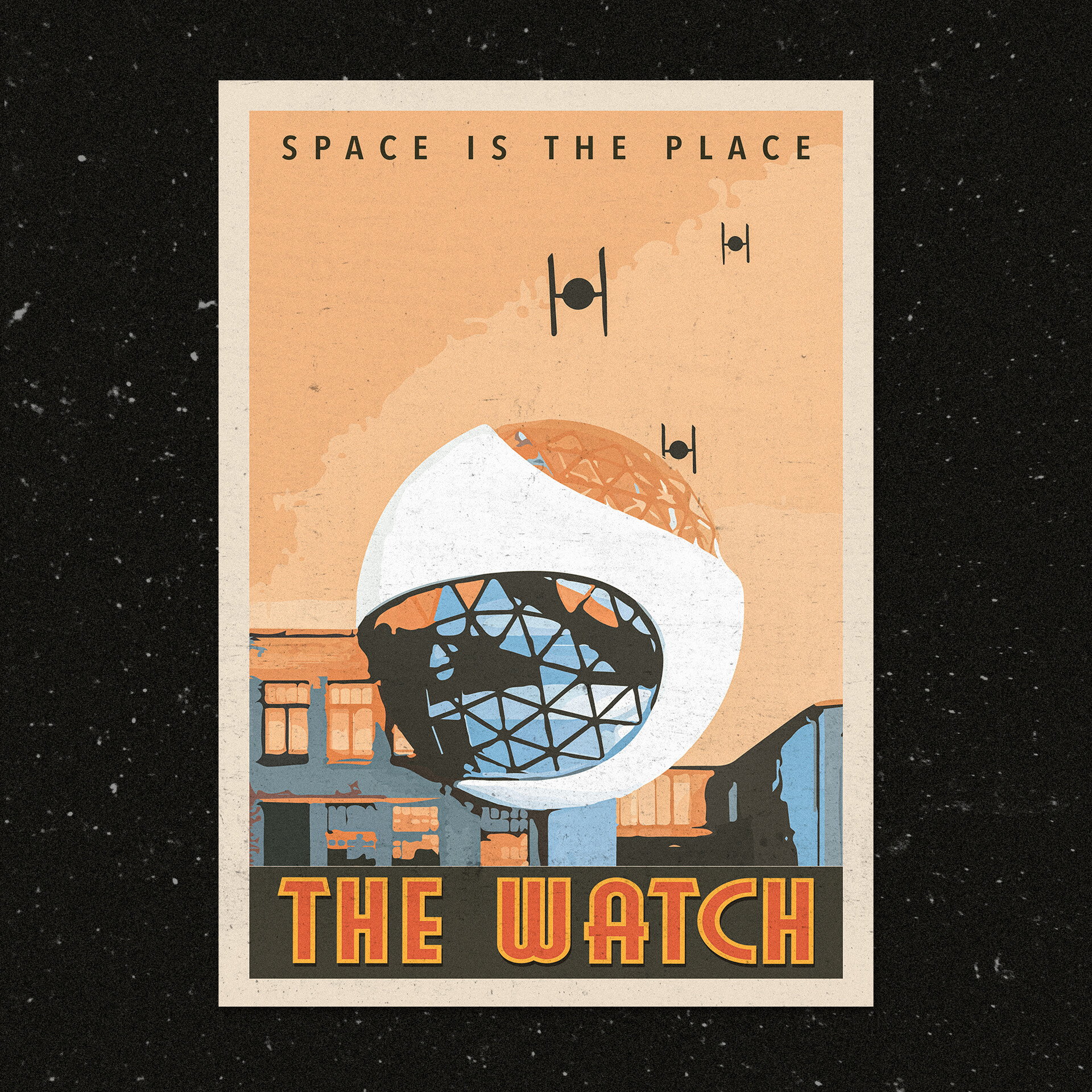 ArtStation - The Watch Retro Poster Design