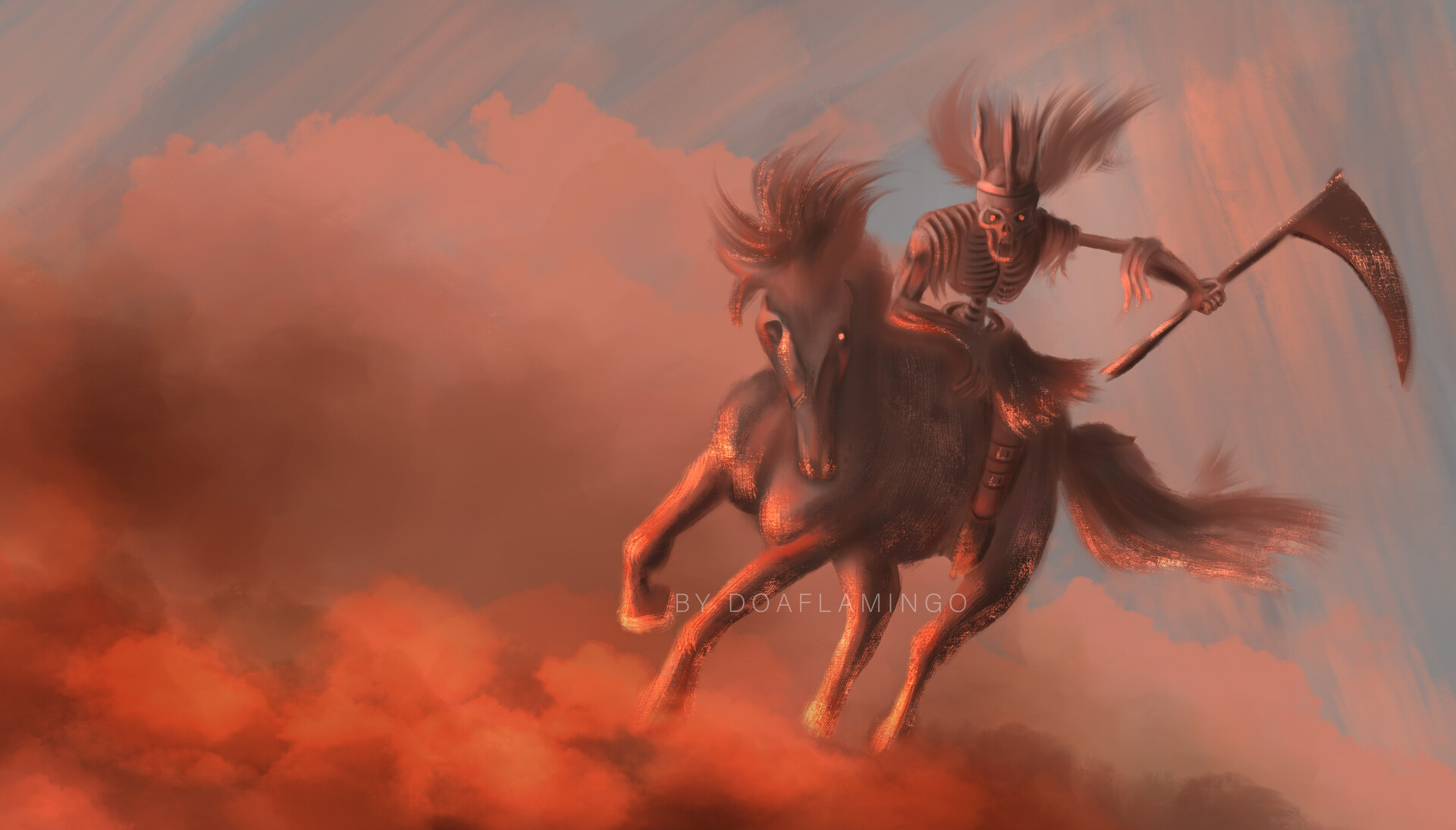 ArtStation - Rider of Death arrives