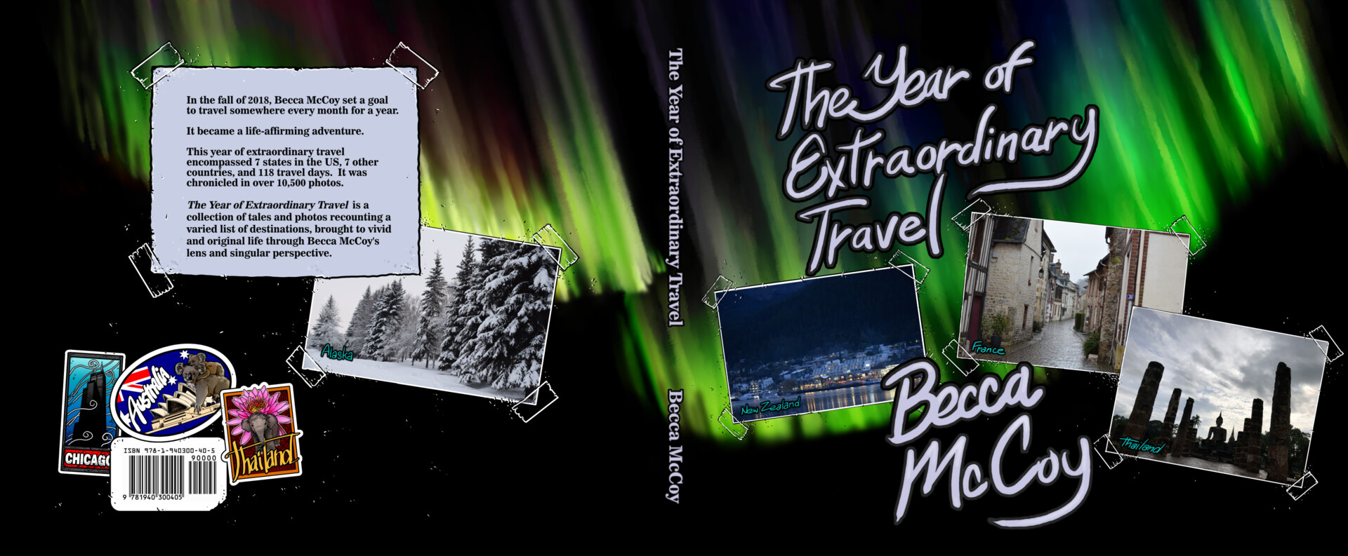 Justin Groom - The Year of Extraordinary Travel (Book Cover)