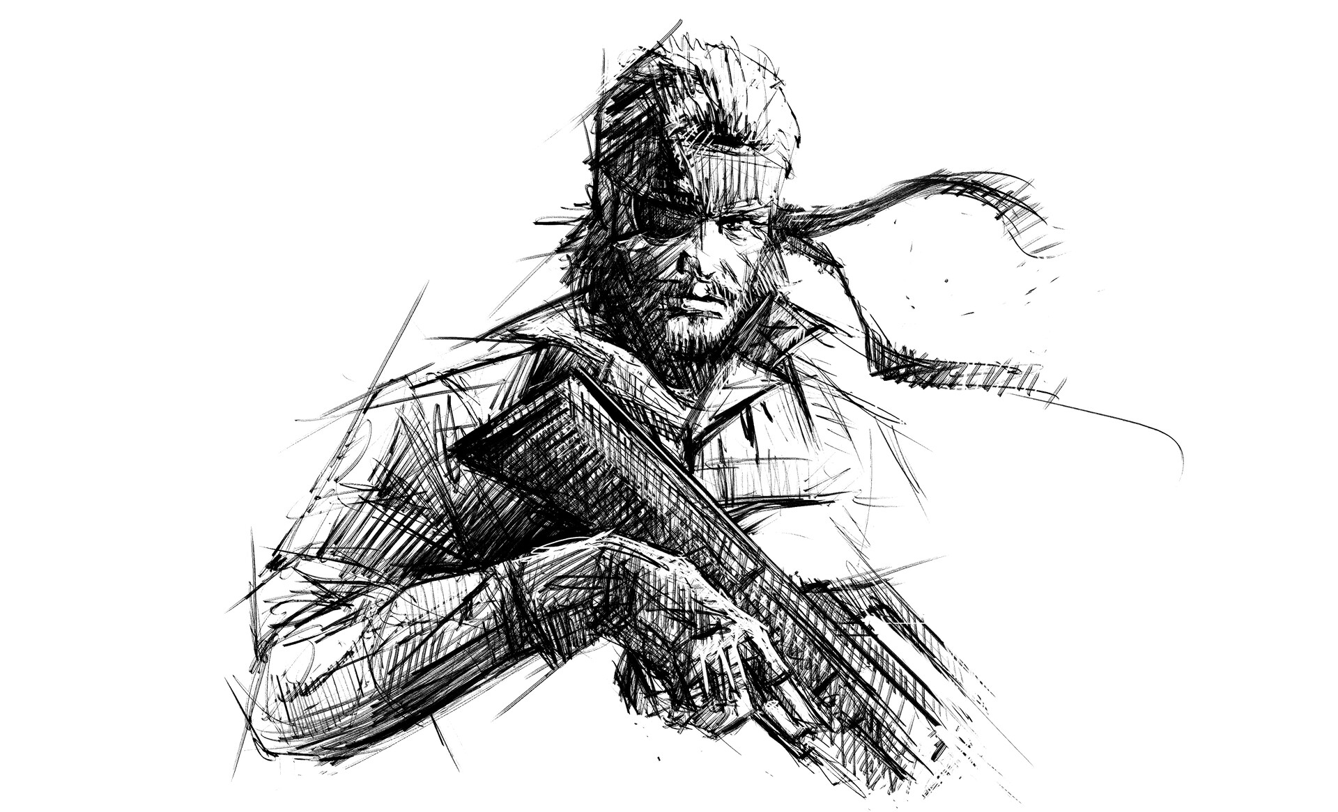 ArtStation - Big Boss Sketch