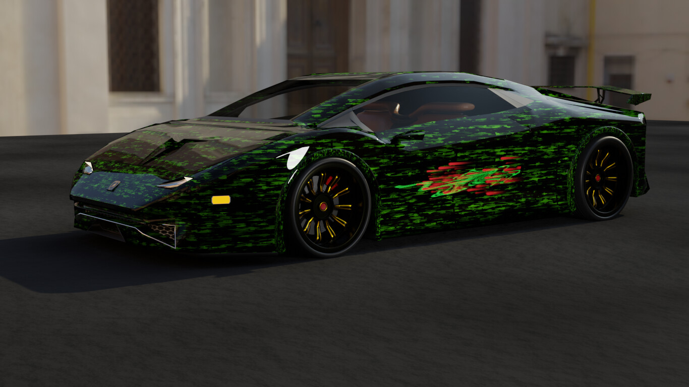 ArtStation - The Matrix Lamborghini