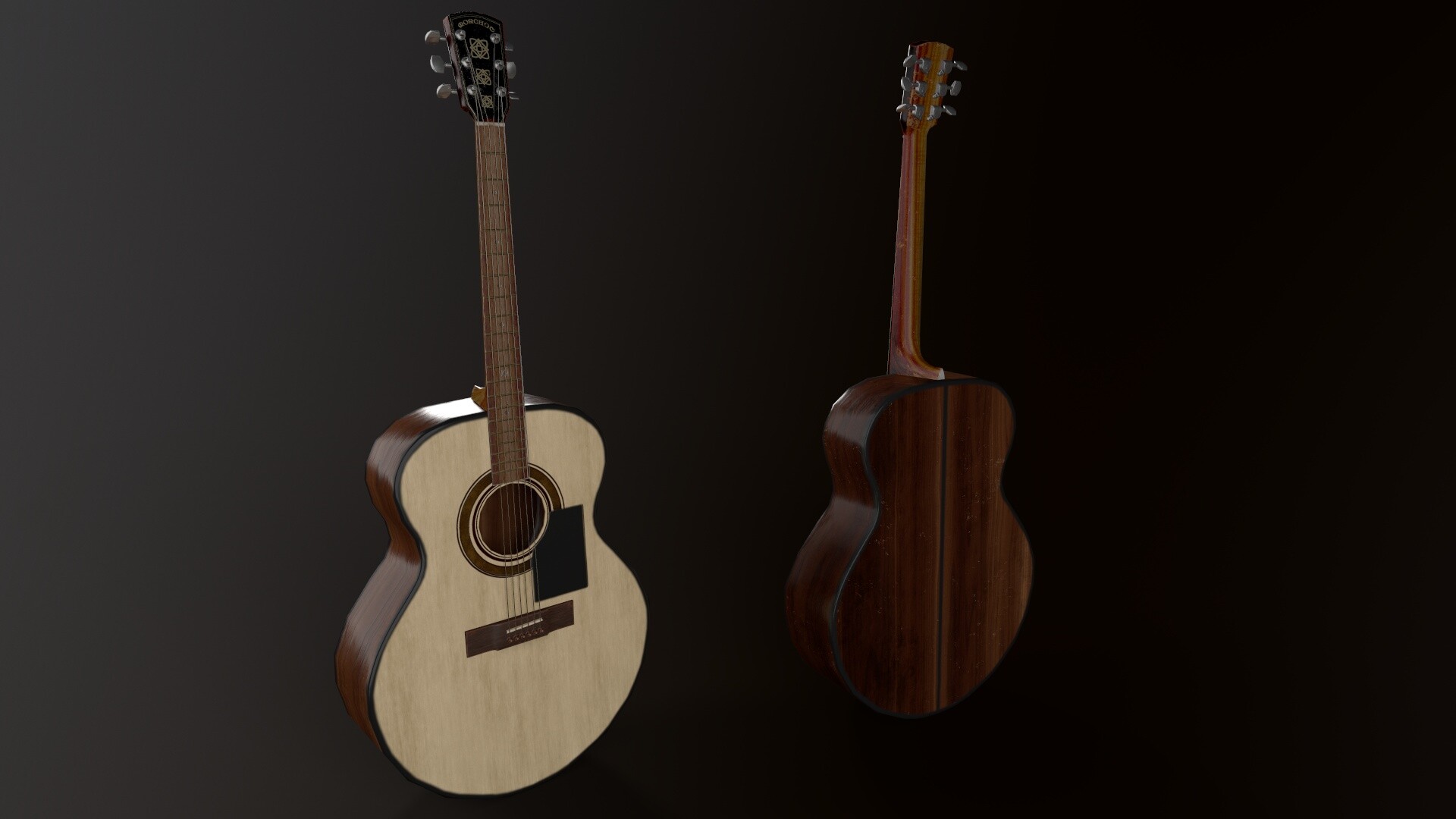 ArtStation - Guitar Prop