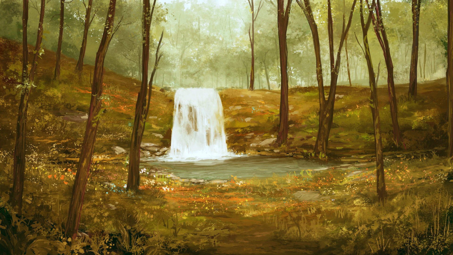 ArtStation - Forest glades