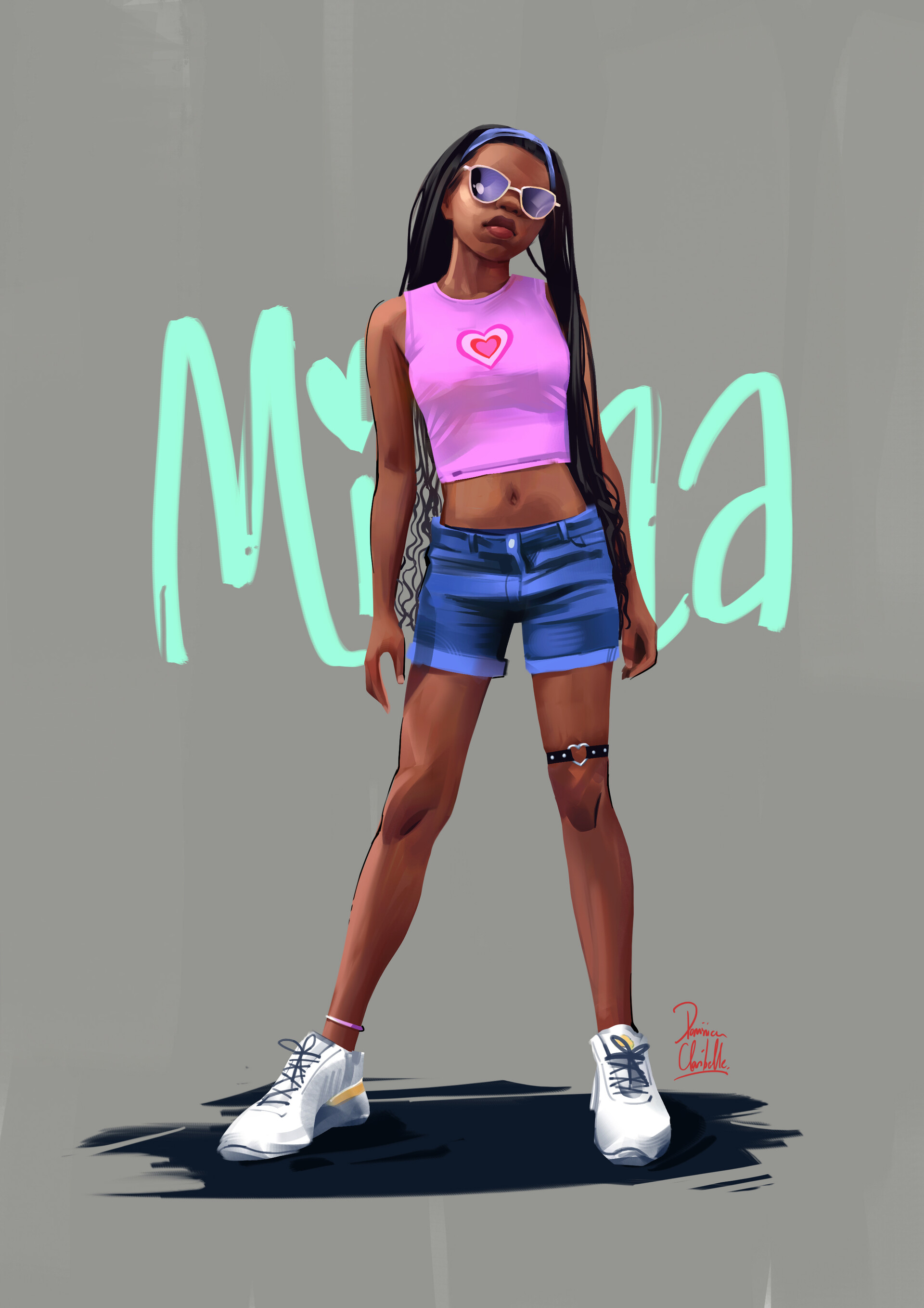 ArtStation - Character Design: Mina