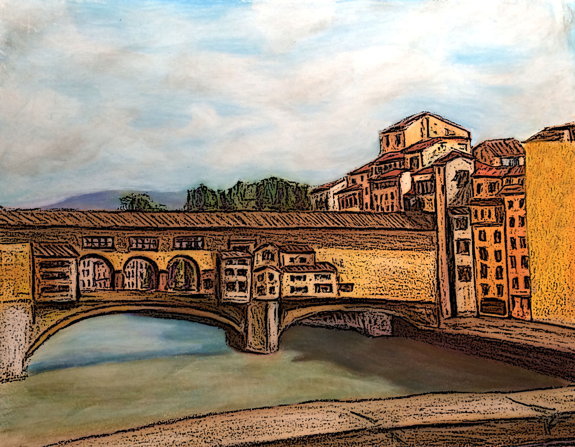 ArtStation - Ponte Vecchio
